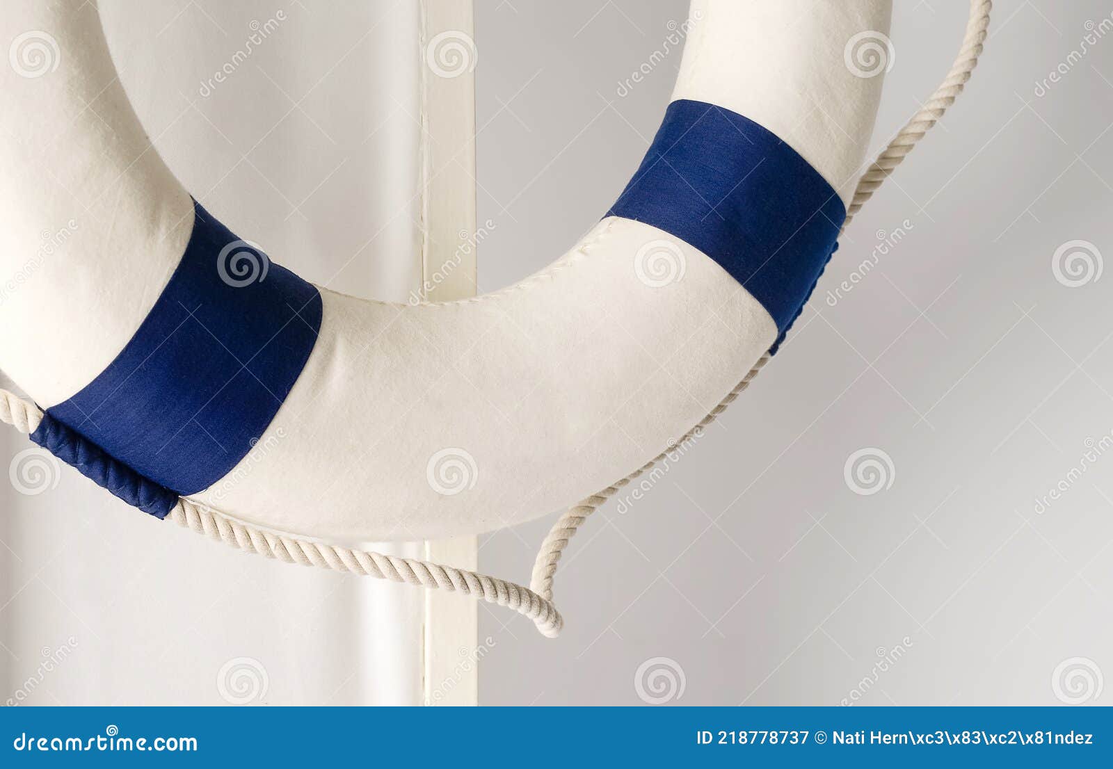 White and Navy Blue Lifeguard Float. Stock Image - Image of emergency ...