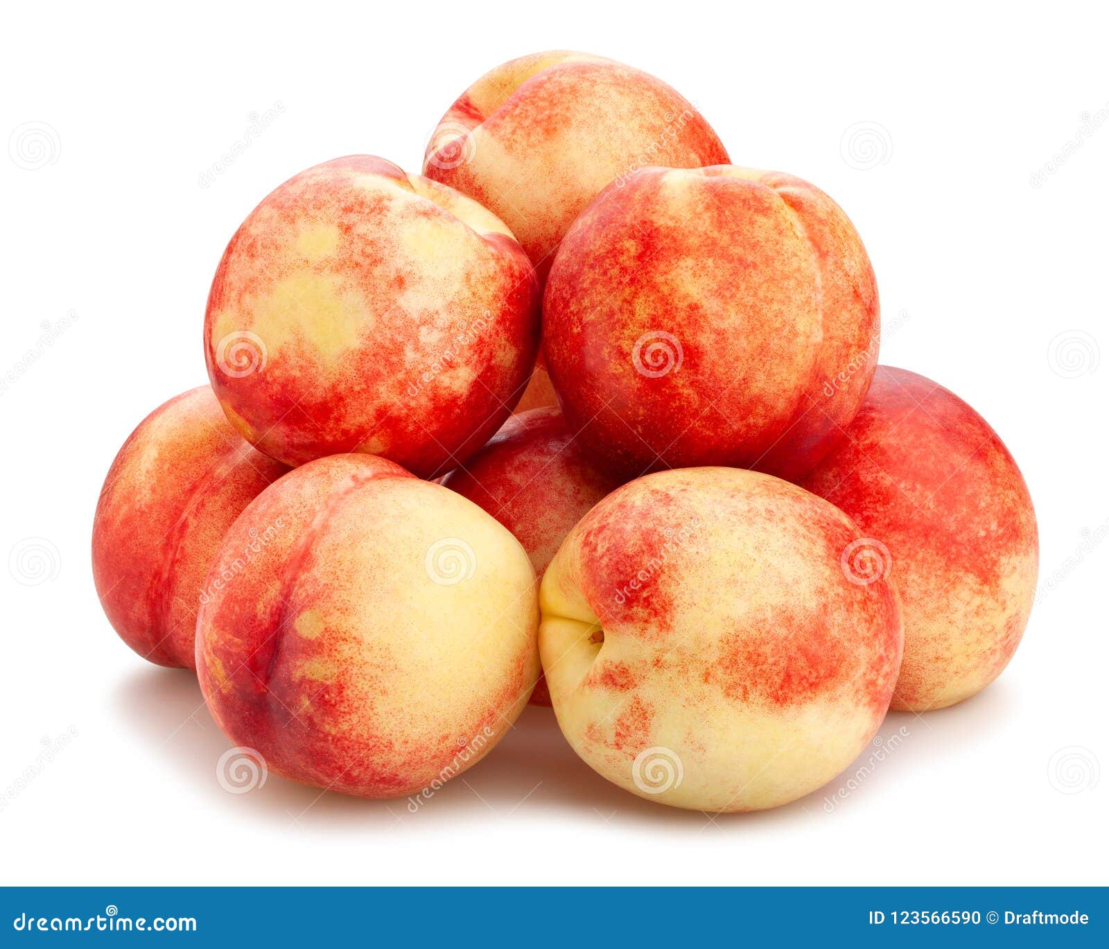 White nectarine stock photo. Image of cutout, bright - 123566590