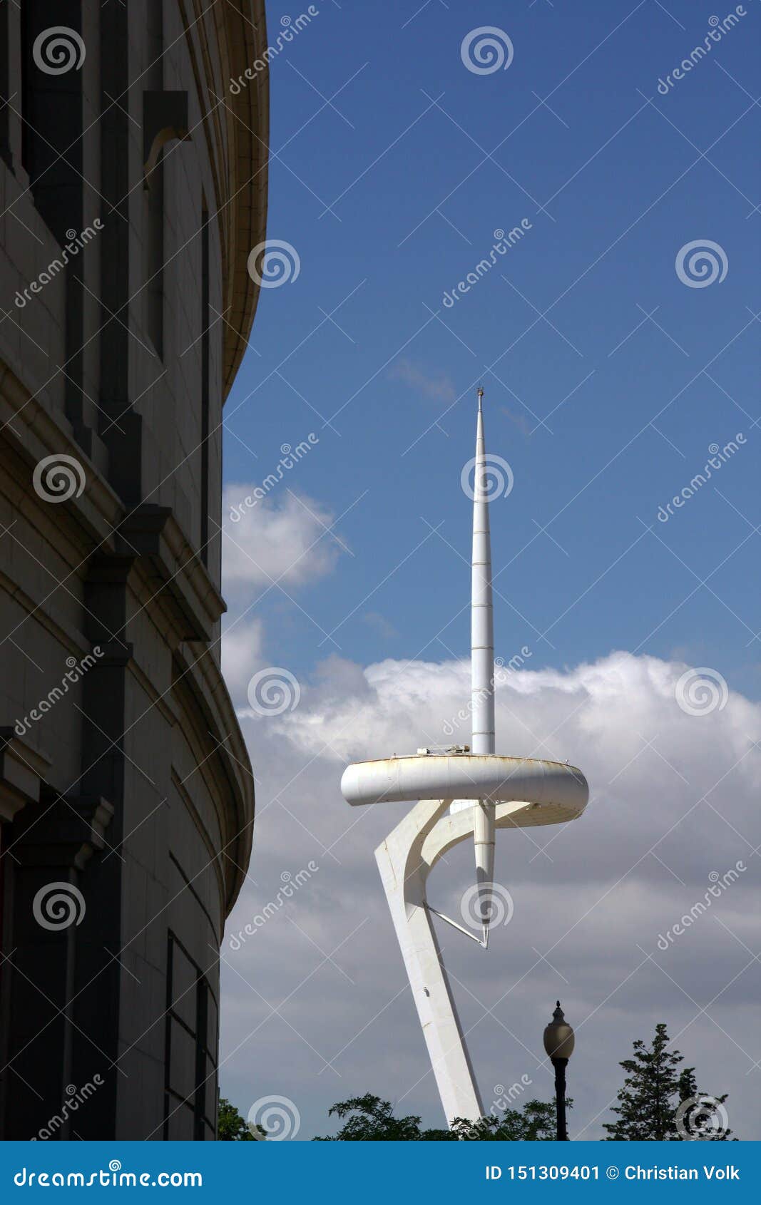White needle - Modern art stock image. Image of summer - 151309401
