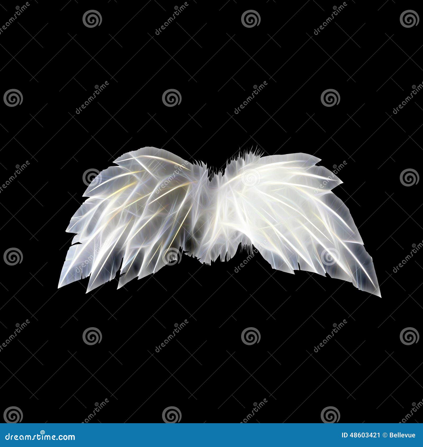 Blue Glowing Angel Wings Stock Images - Download 24 Royalty Free Photos