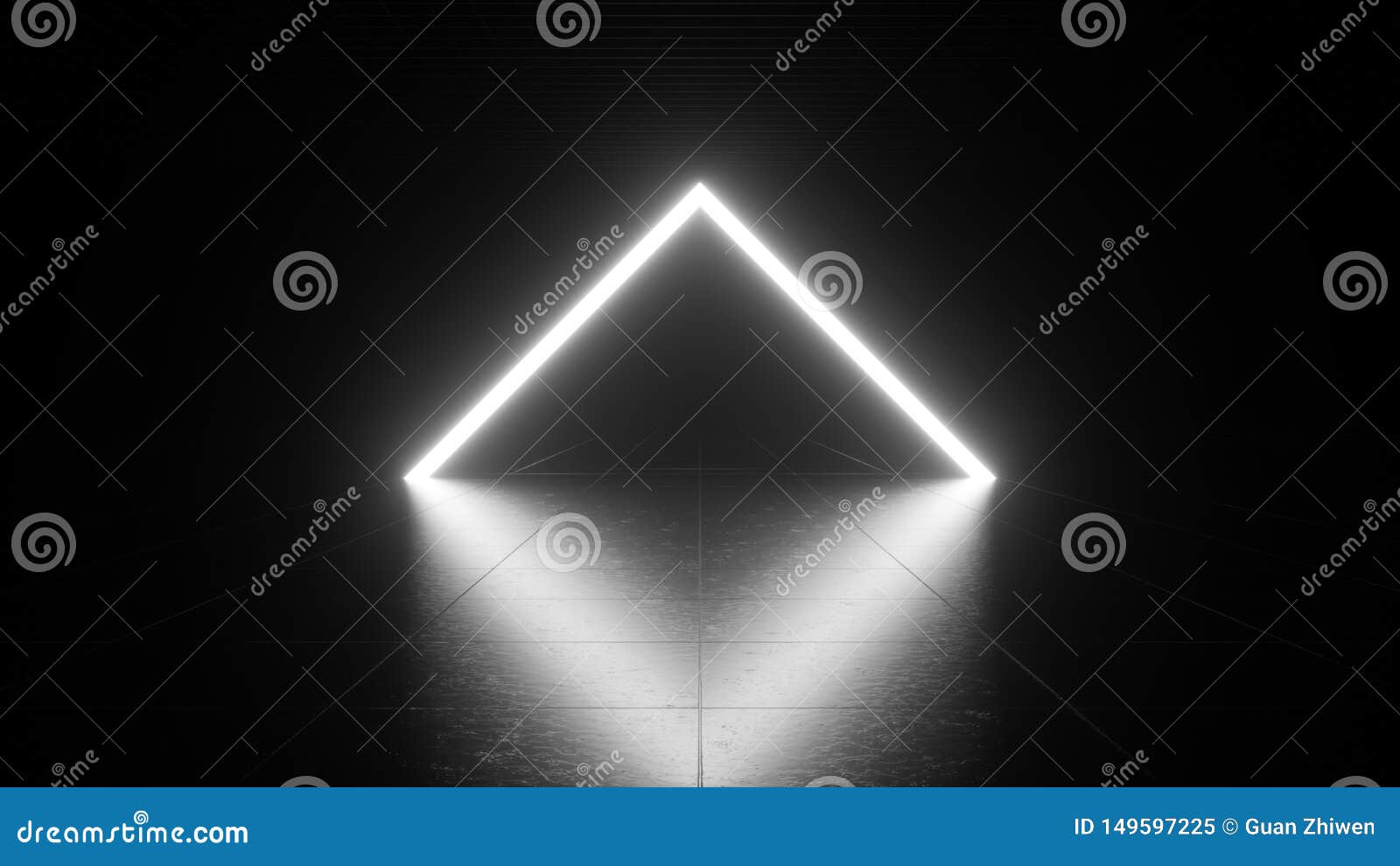 White neon light stock illustration. Illustration of shine - 149597225