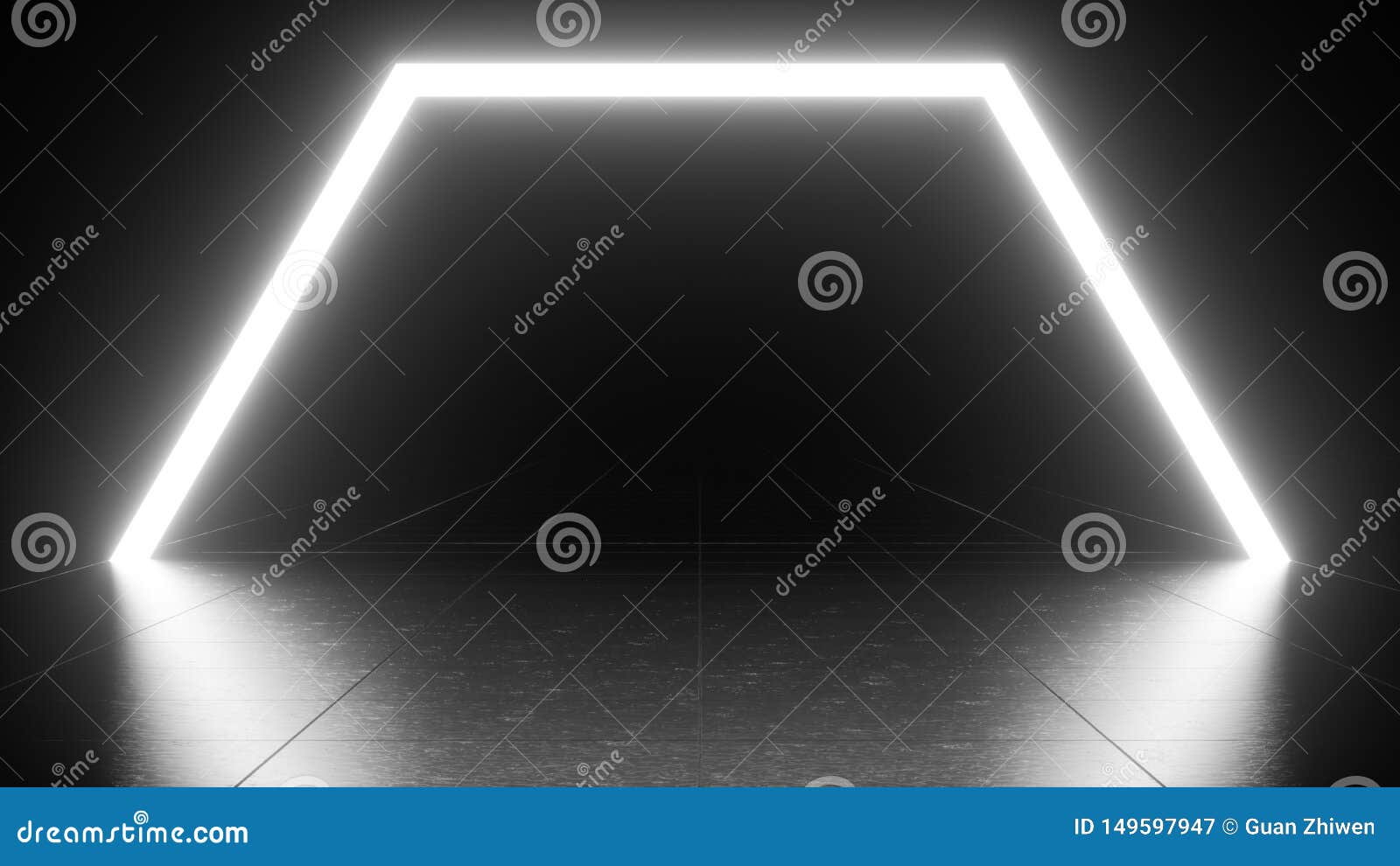 White neon light stock illustration. Illustration of shine - 149597947
