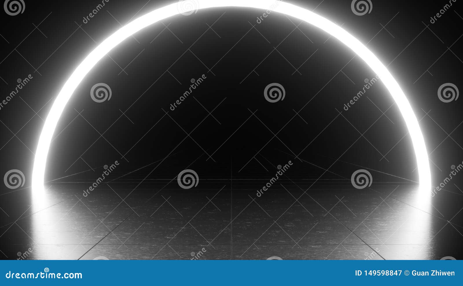 White neon light stock illustration. Illustration of simple - 149598847