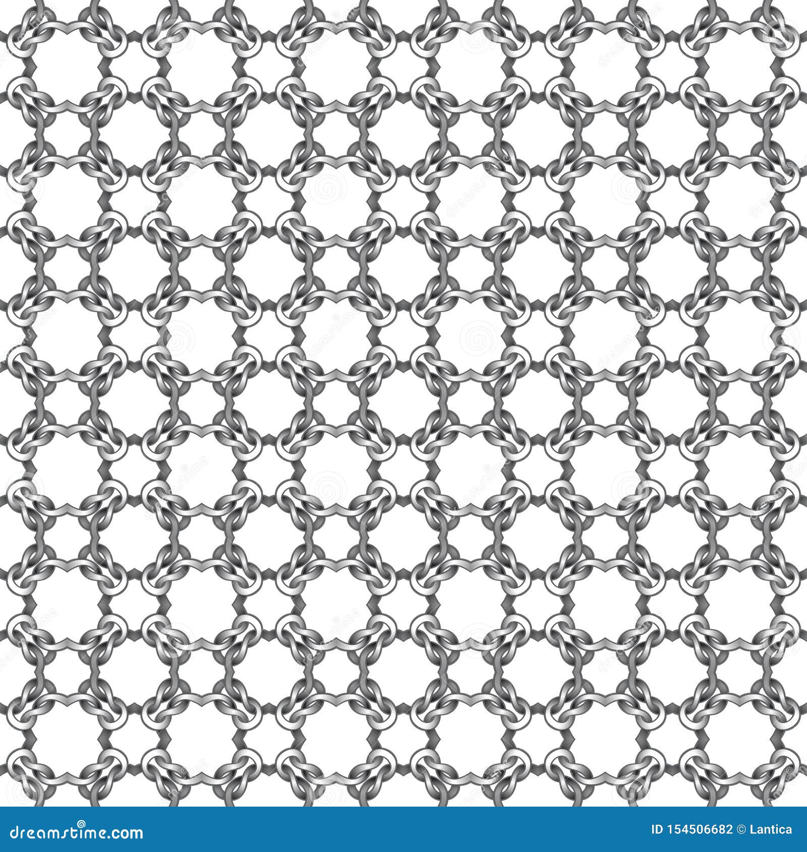 White Net on Black Background. Seamless Pattern Stock Illustration ...
