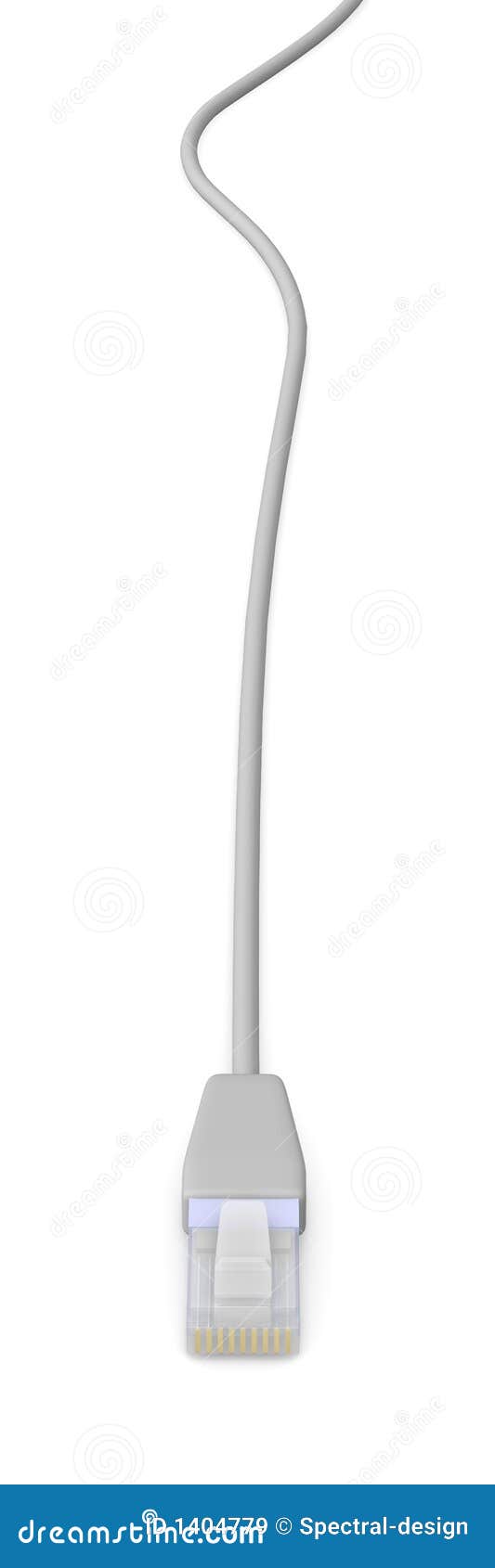 White Network Cable 2 stock illustration. Illustration of internet ...