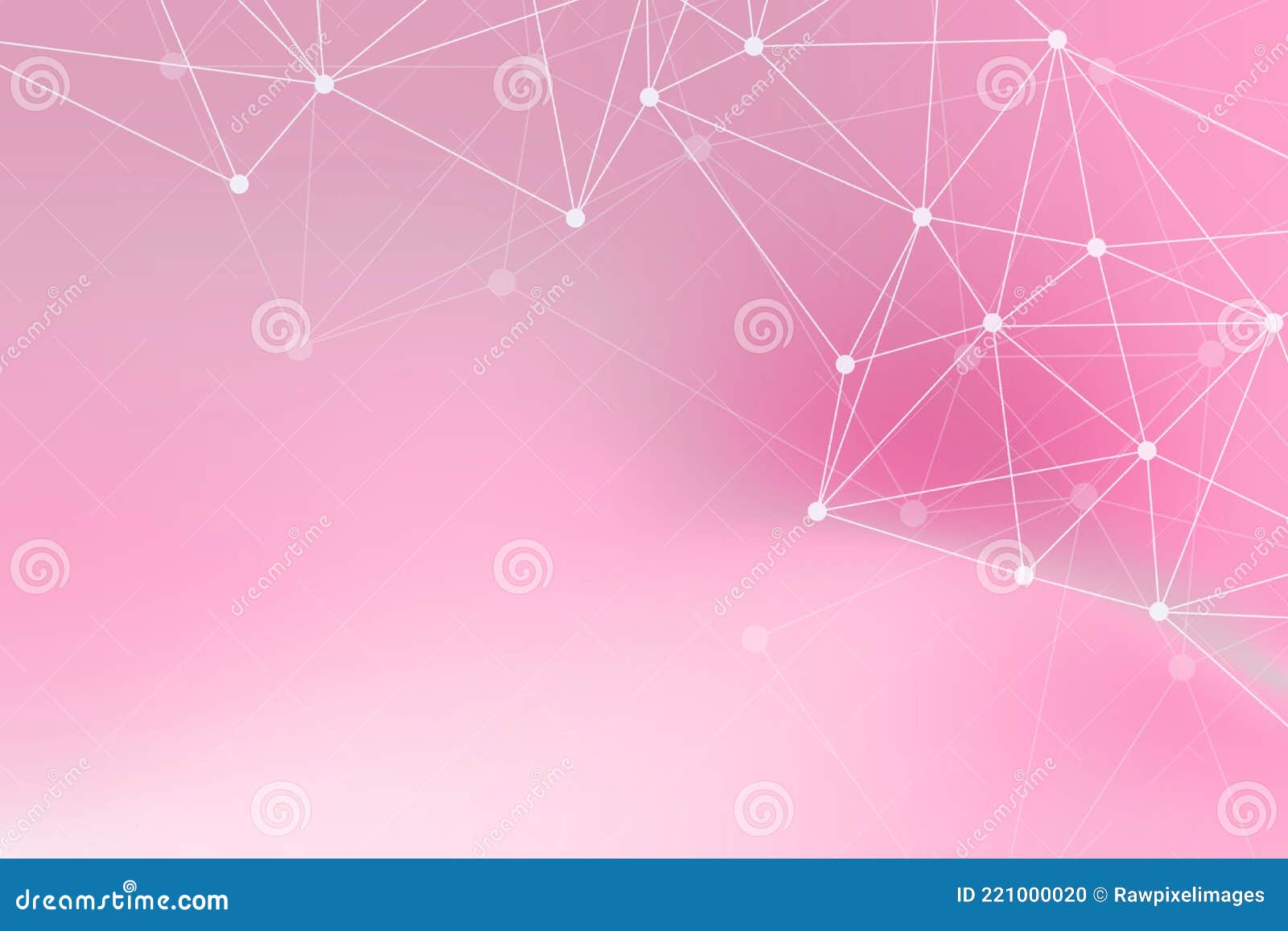 White Network Pattern on a Taffy Pink Background Stock Illustration ...