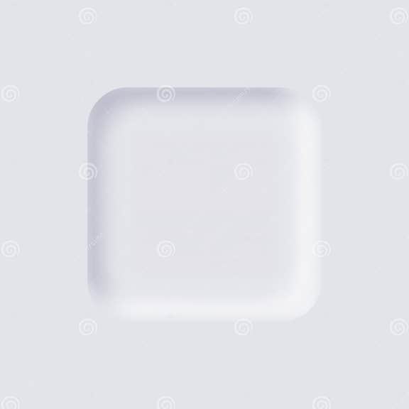 White Neumorphism Soft Ui Design For Web Design Application Ui And More Stock Vector