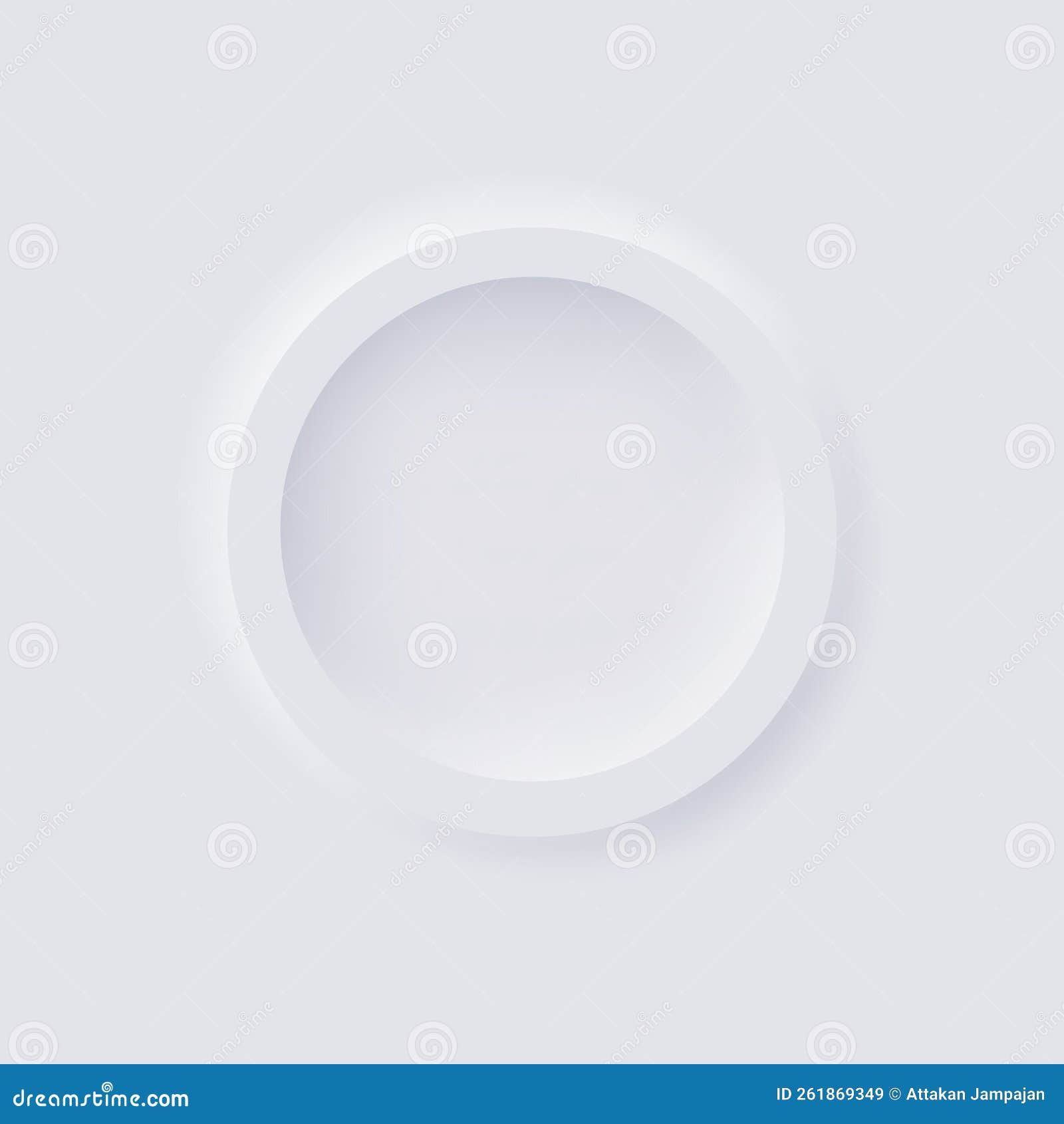 White Neumorphism Soft UI Design for Web Design, Application UI and More. Stock Vector ...