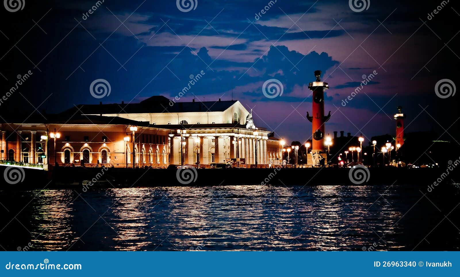 White Nights, Saint-Petersburg Stock Photo - Image of river, neva: 26963340