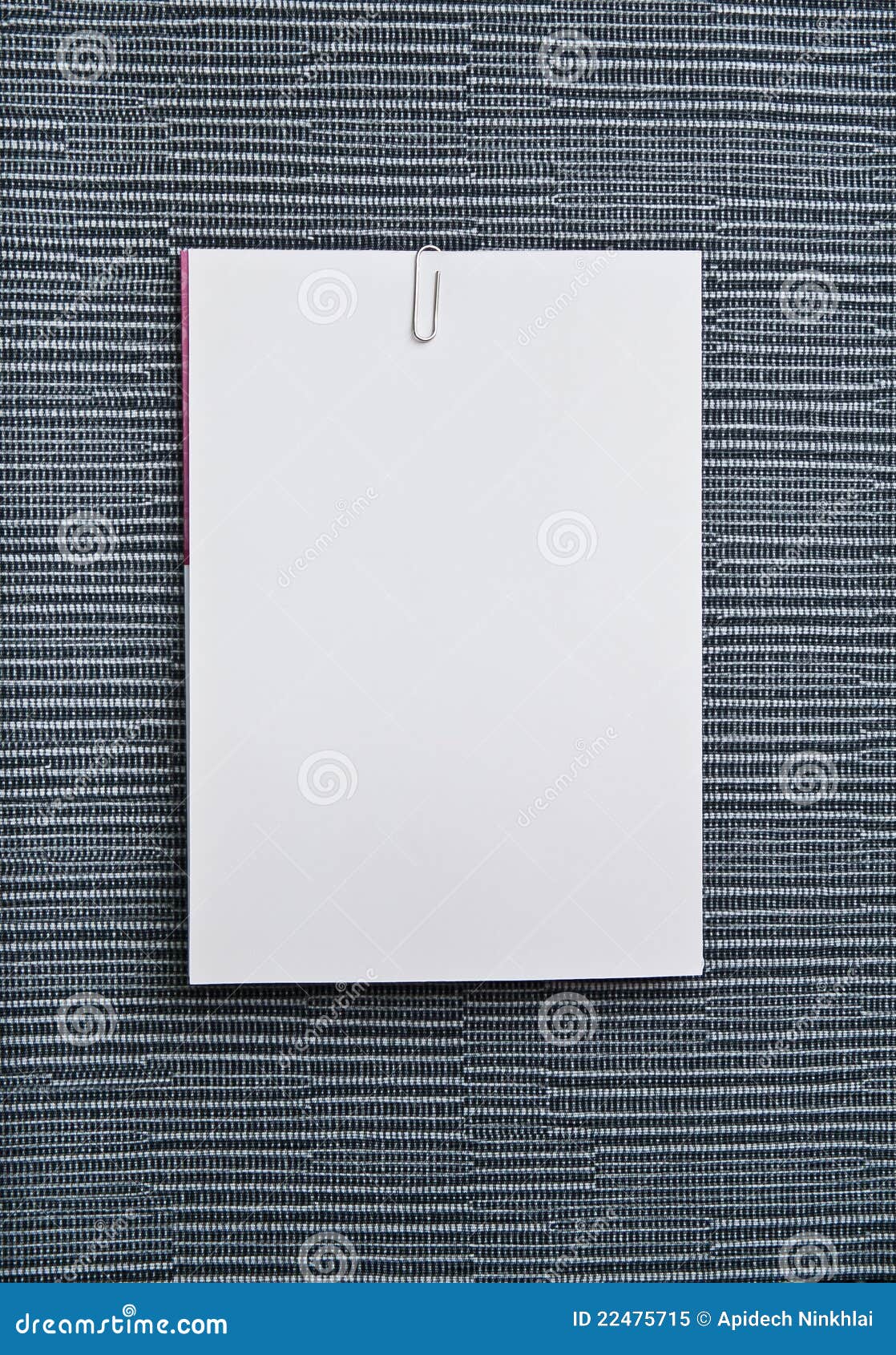 A White Note Paper on Wall Covering Stock Image - Image of pattern ...