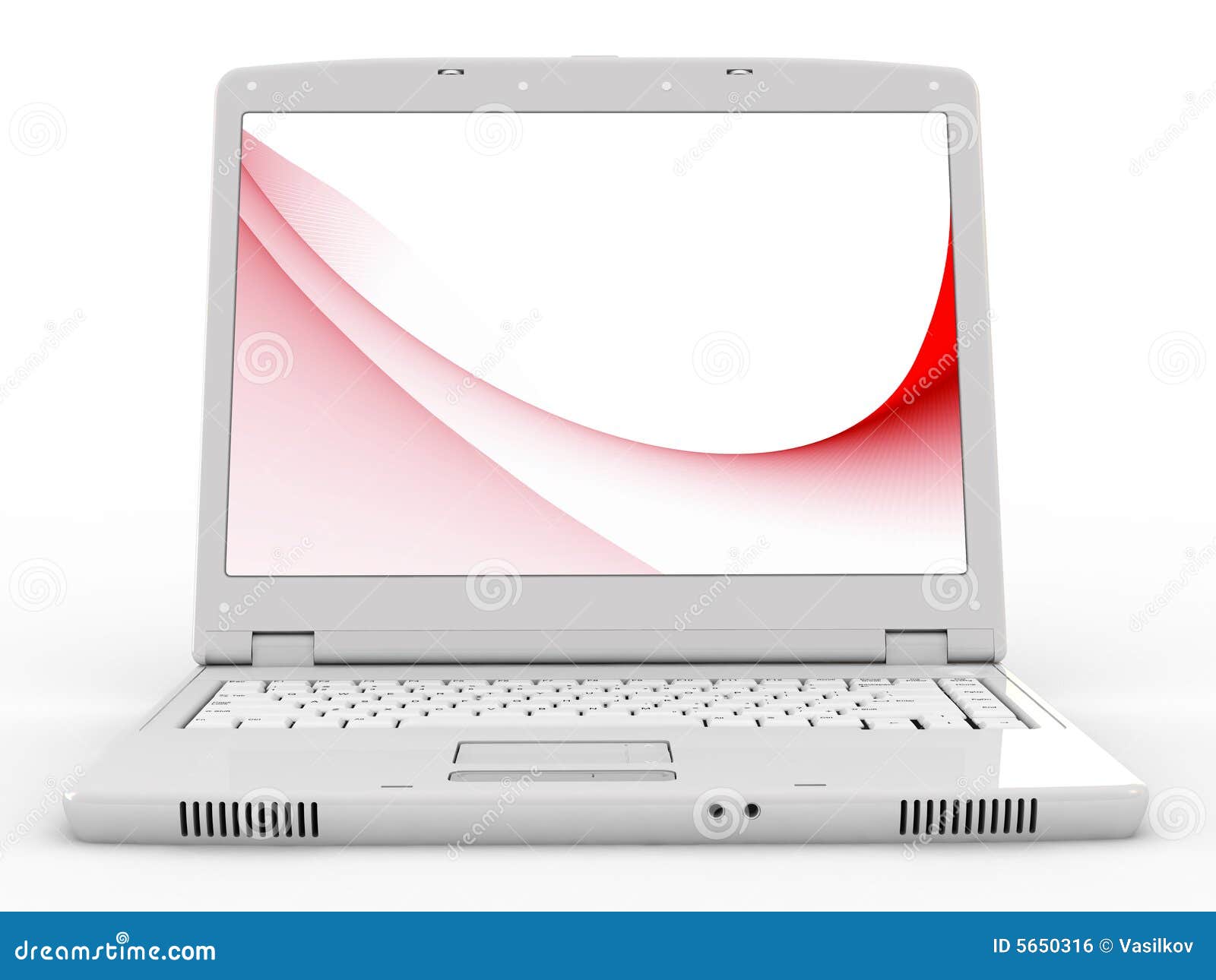 White Notebook with Abstract Background Stock Illustration ...