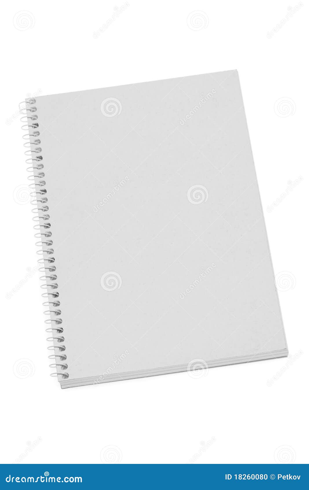 White notebook isolated stock photo. Image of book, encyclopedia - 18260080