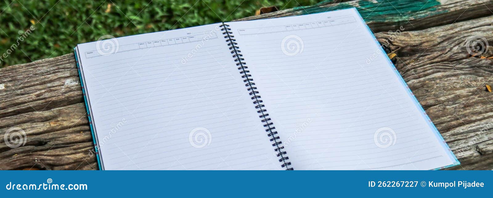 White Notebook Paper on the Wooden Floor Stock Image - Image of drawing ...