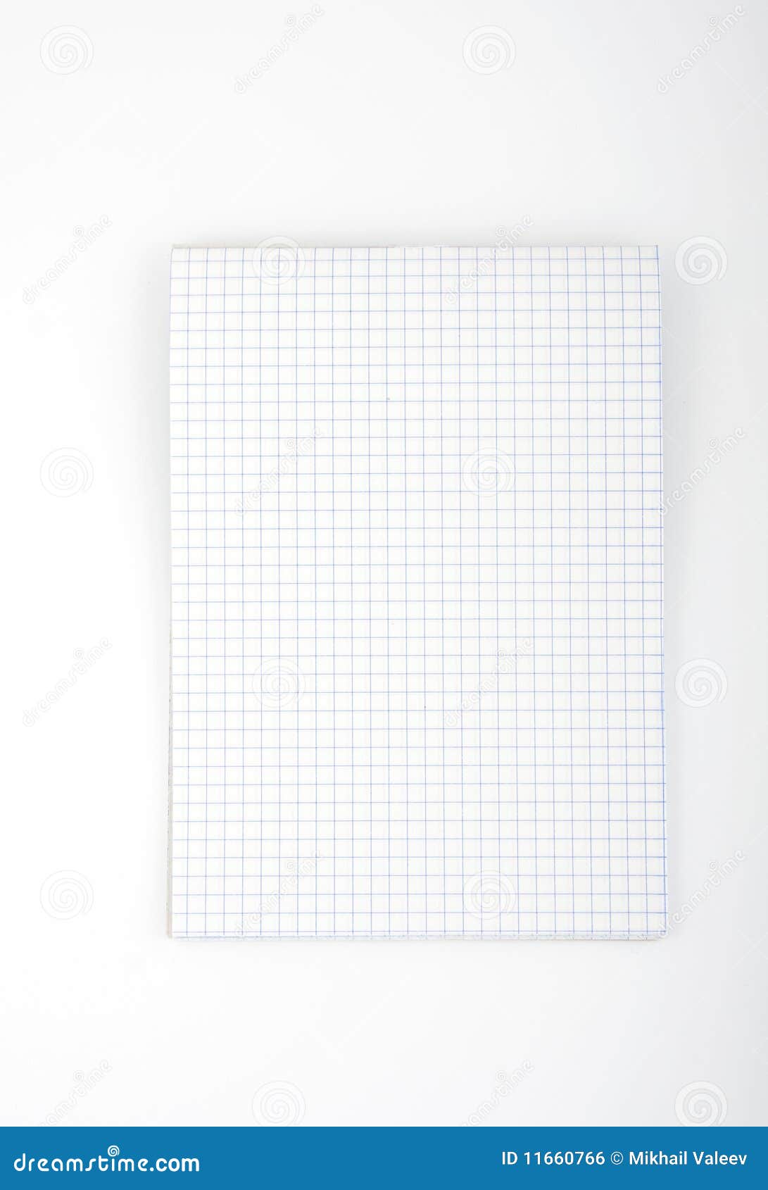White notepad stock photo. Image of isolated, announcement - 11660766