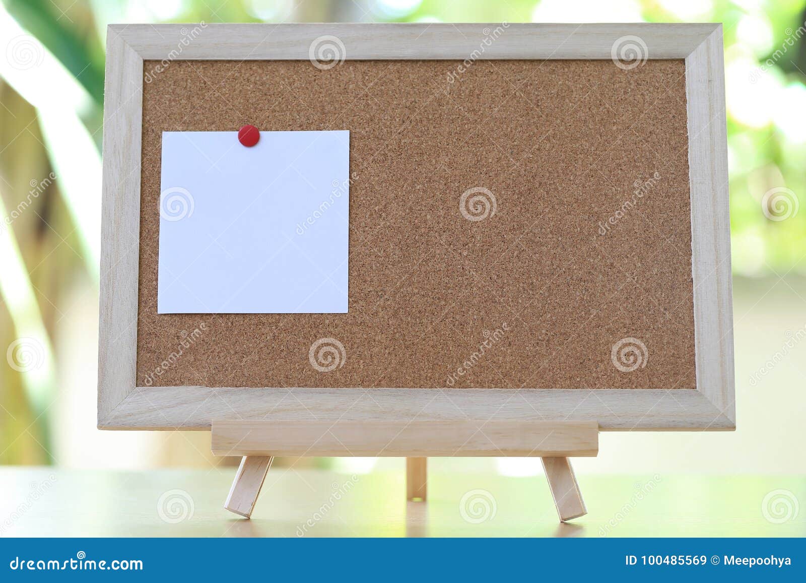 White Notes on Wooden Boards and Have Copy Space. Stock Image - Image ...