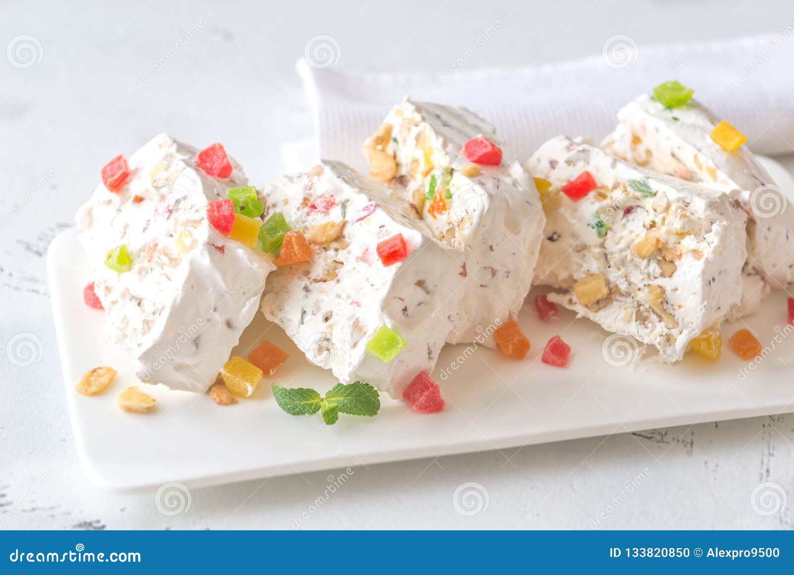 White nougat stock photo. Image of candy, nougat, east - 133820850