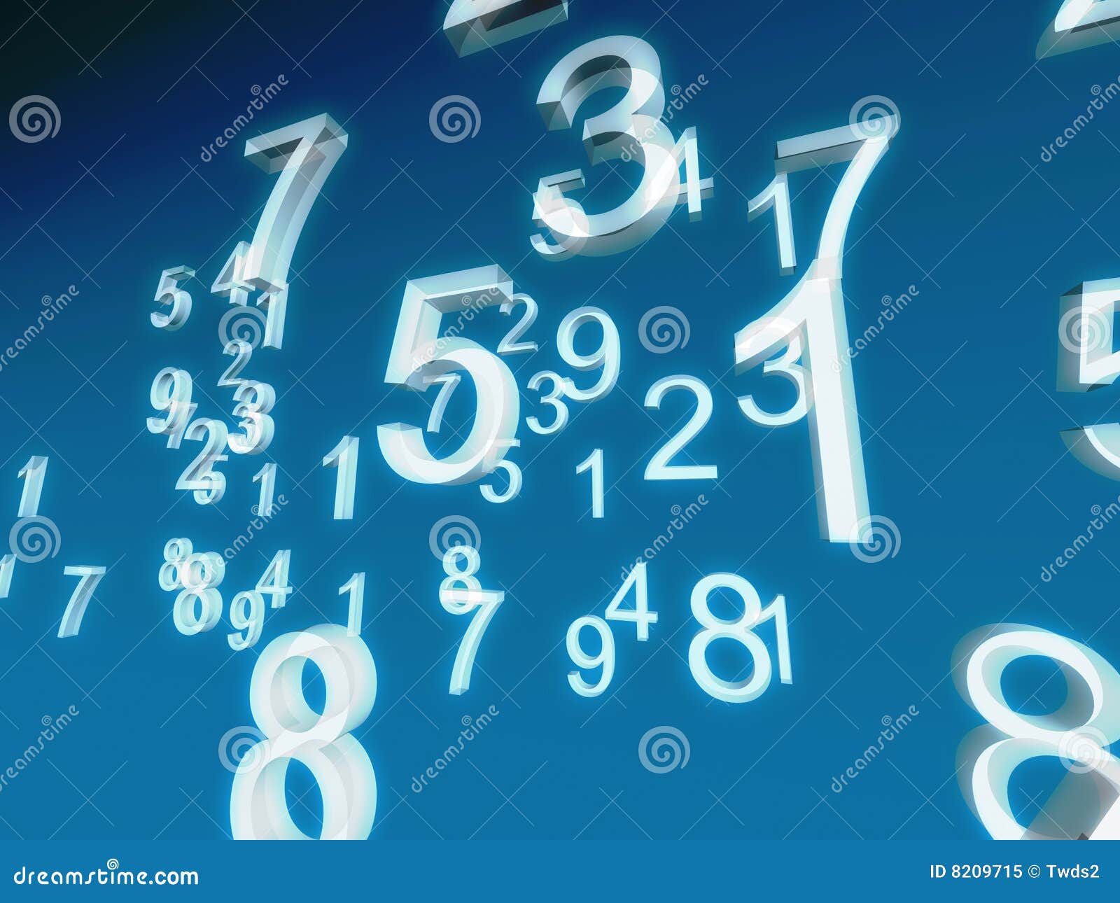 White Numbers Set 3d Realistic. Pastel Glossy Collection Inflated Font ...