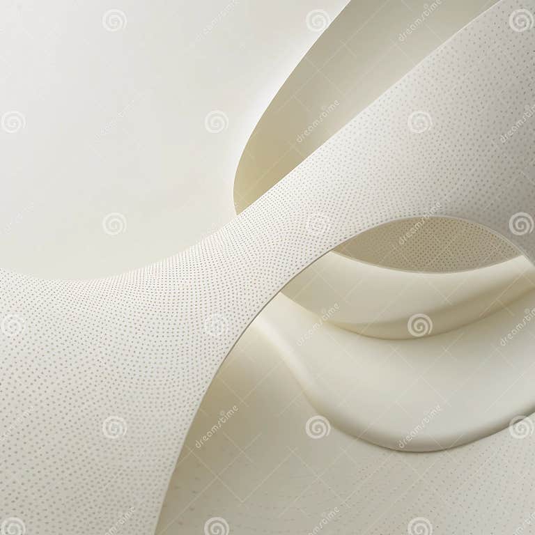 A White Object Decorated with Various Dots, Creating a Visually ...