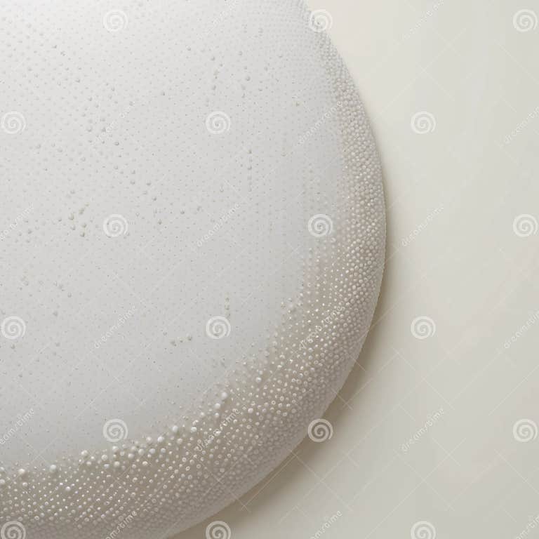 A White Object Decorated with Various Dots, Creating a Visually ...