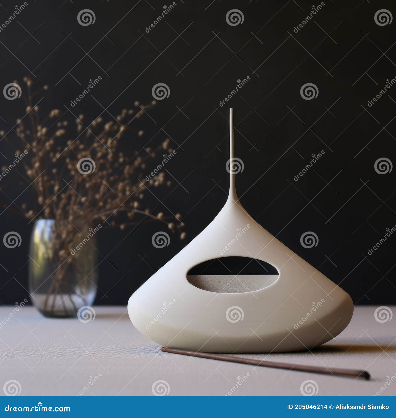 A white object on table stock photo. Image of inhalation - 295046214