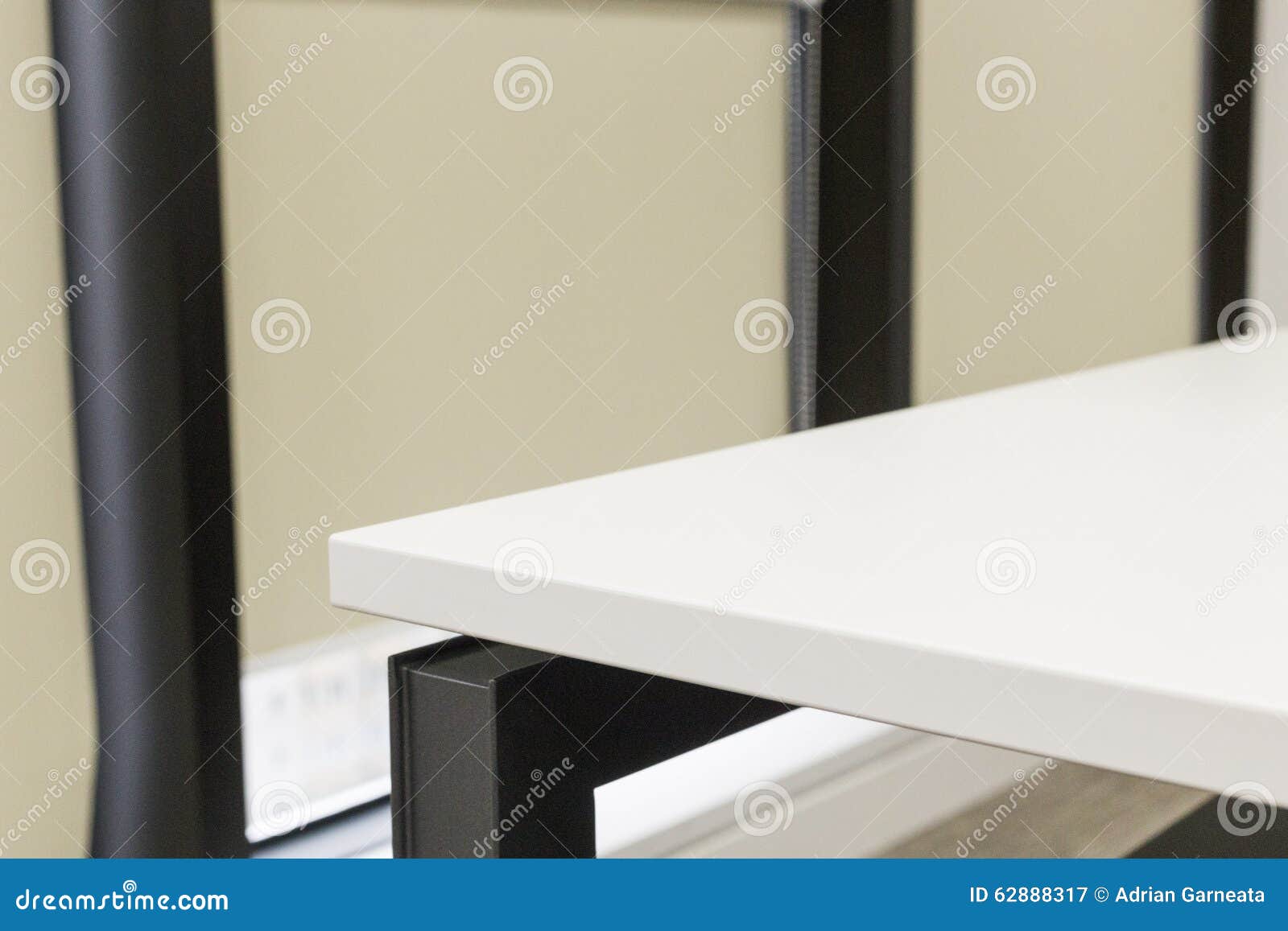 White office corner table stock image. Image of table - 62888317