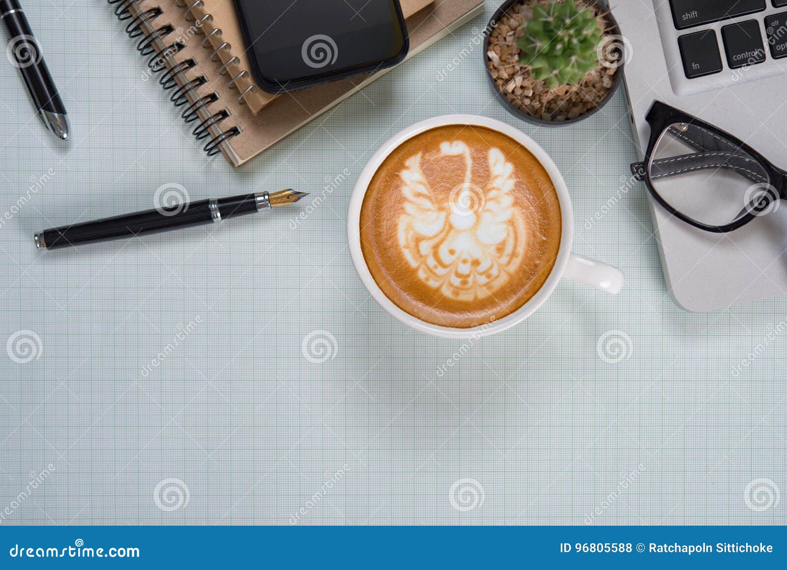 White Office Desk Table with of Architect. Top View Stock Photo - Image ...