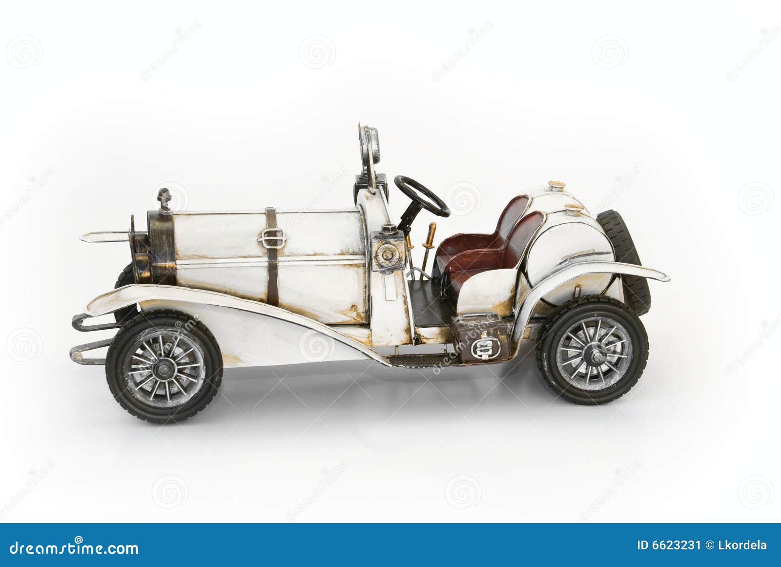 White oldtimer car model stock image. Image of model, coupe - 6623231