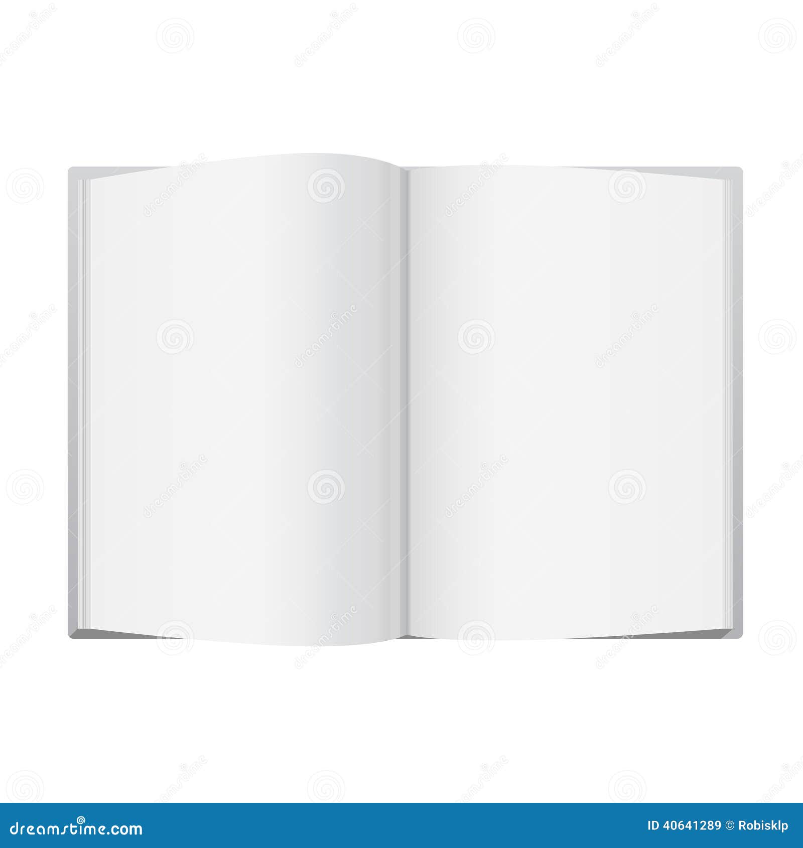 White open book stock illustration. Illustration of background - 40641289