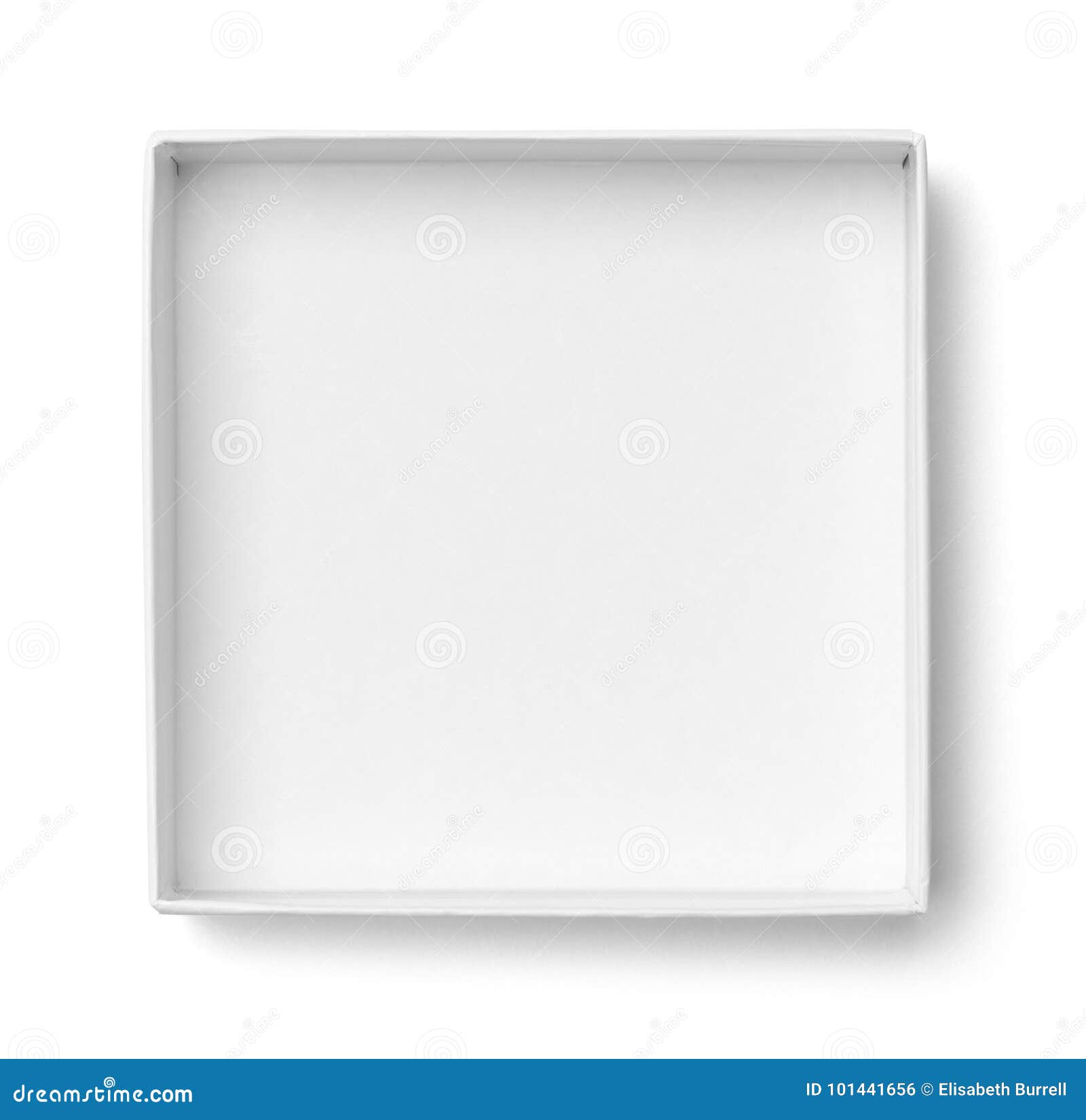 Box White Open Top stock photo. Image of packaging, copy - 101441656