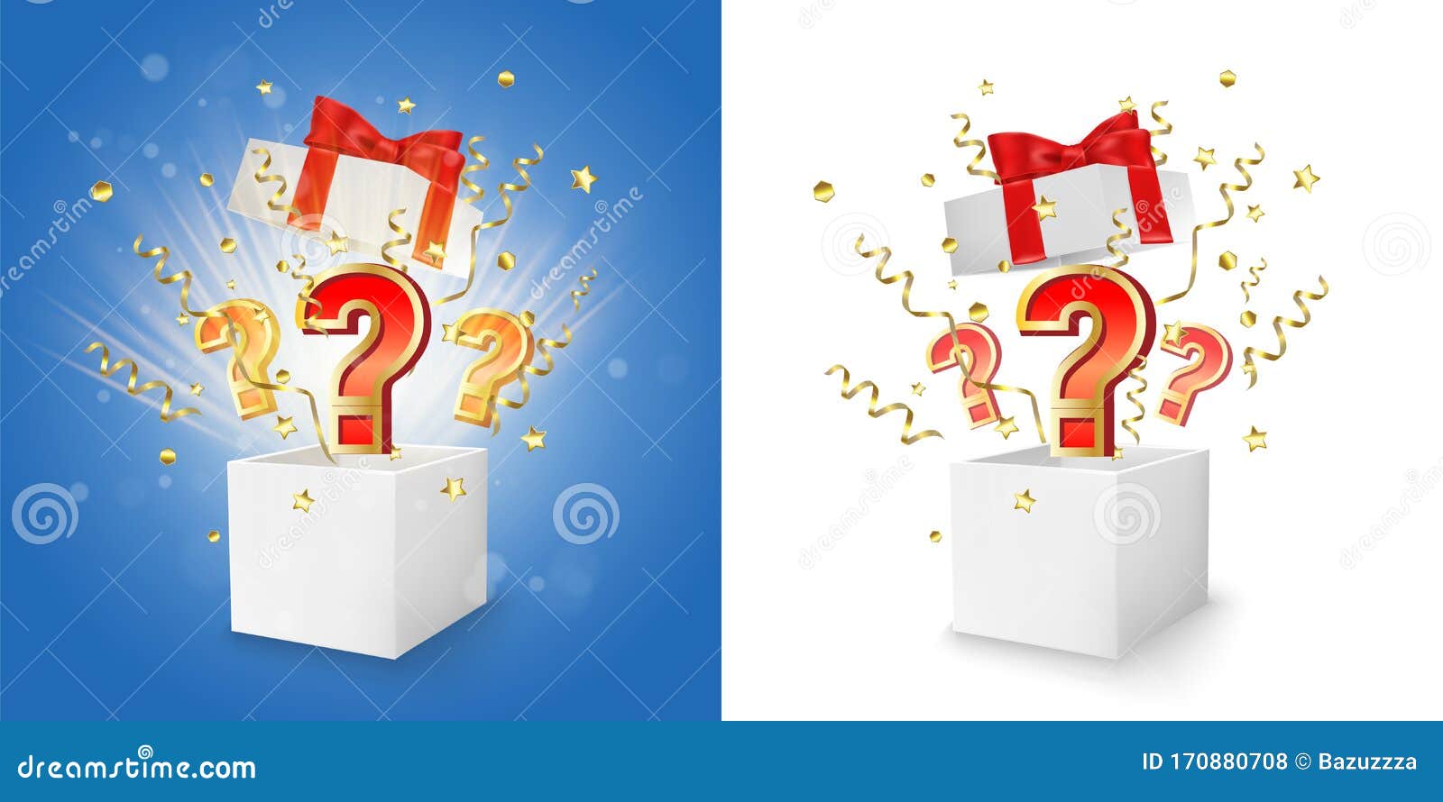Question Box Vector Concept for Banner, Poster Stock Vector ...