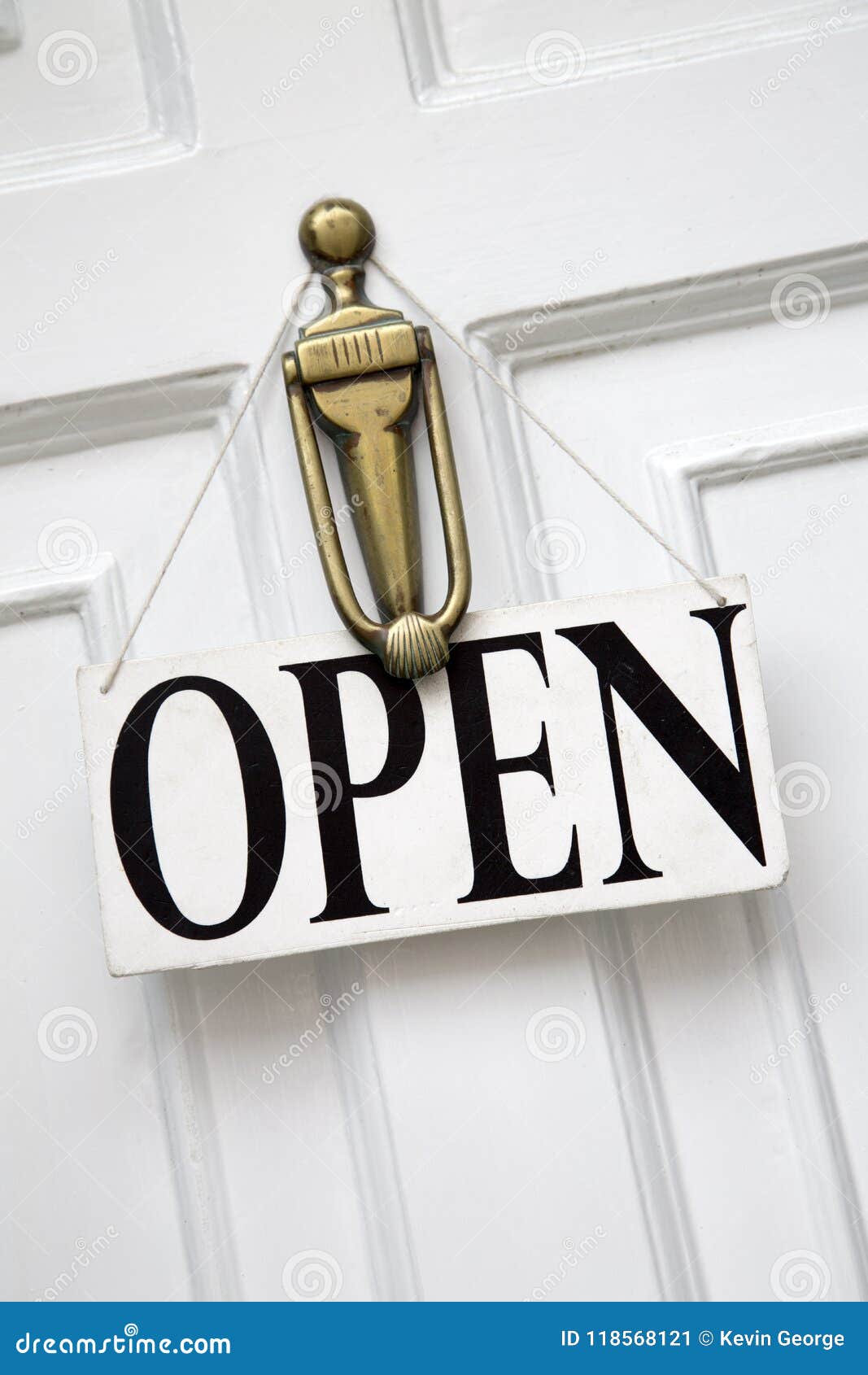 White Open Sign stock image. Image of shop, door, idea - 118568121