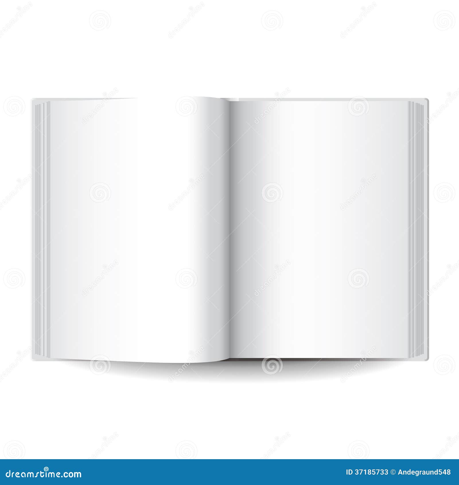White opened book vector stock vector. Illustration of design - 37185733