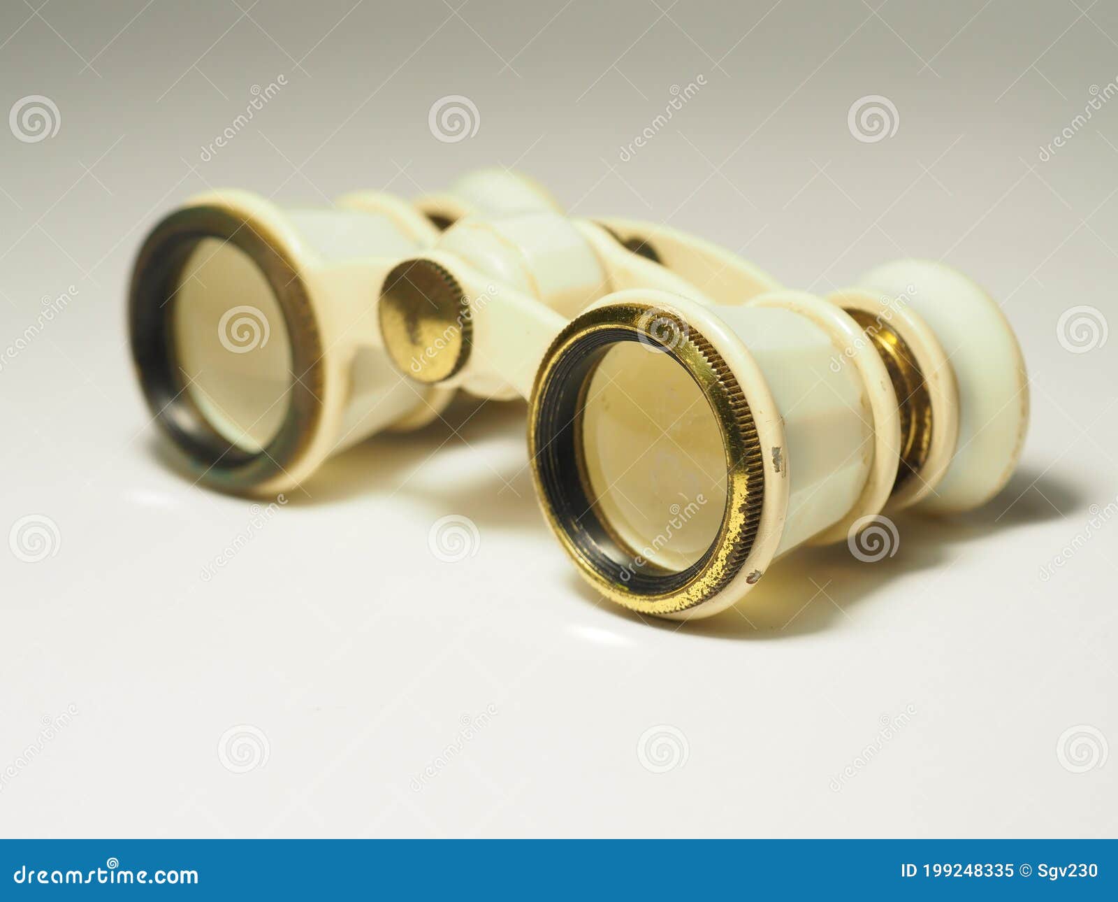 White Opera and Theater Glasses Stock Image - Image of object, operetta ...