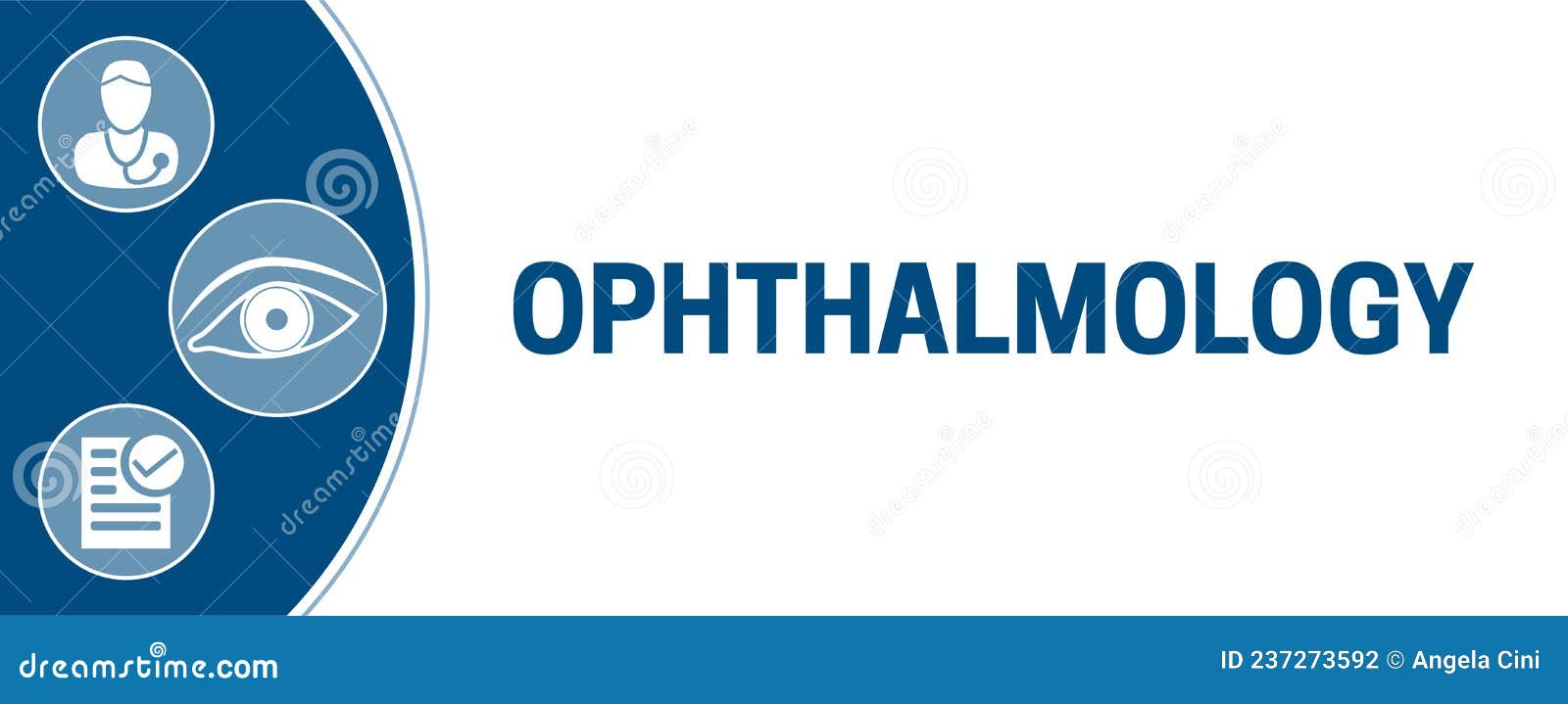 Ophthalmology Banner Design Background With World Map Vector ...
