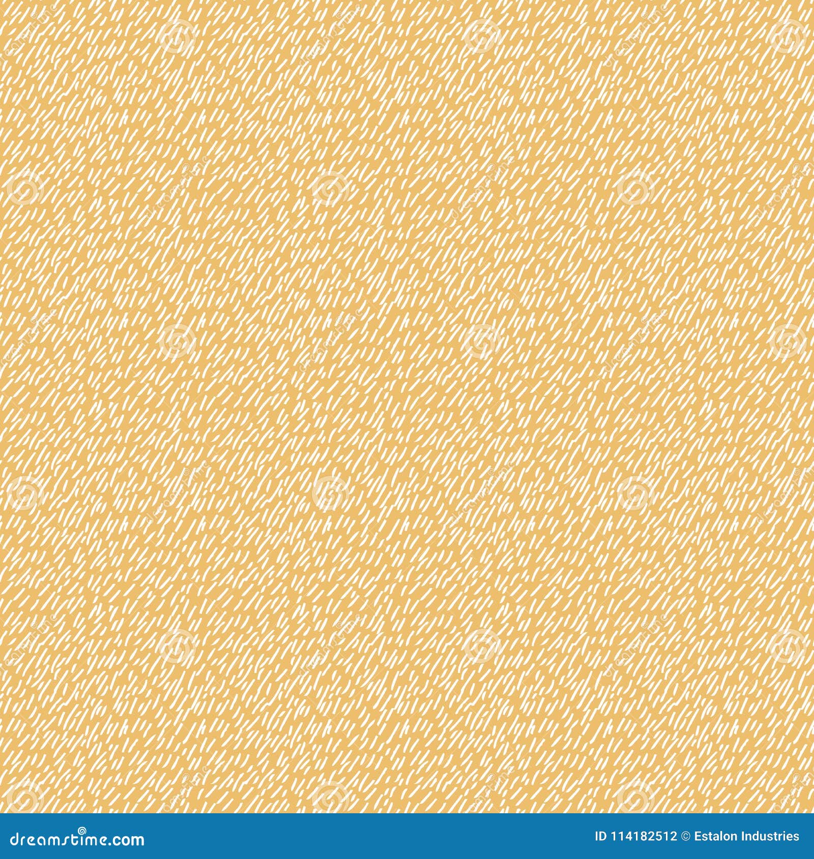 White on Orange Hand Drawn Small Line Seamless Repeat Pattern ...