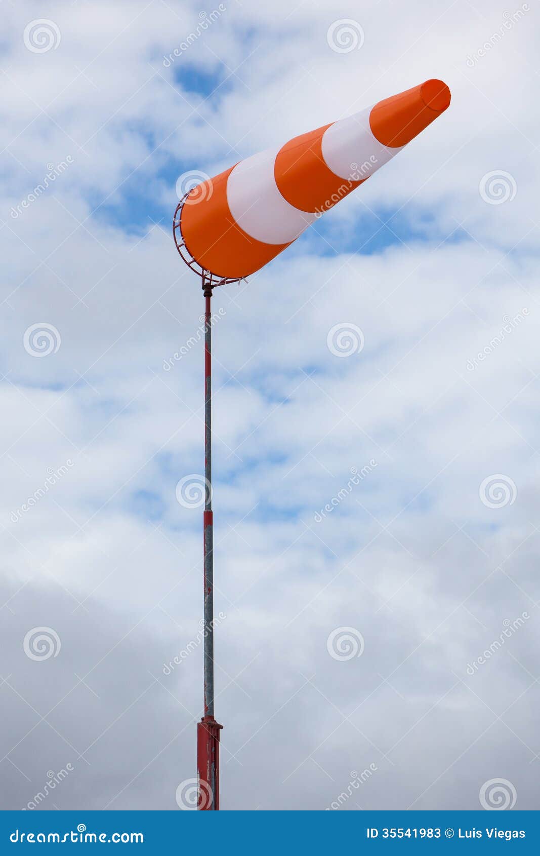 White and Orange Wind Sleeve Stock Image - Image of speed, windsock ...