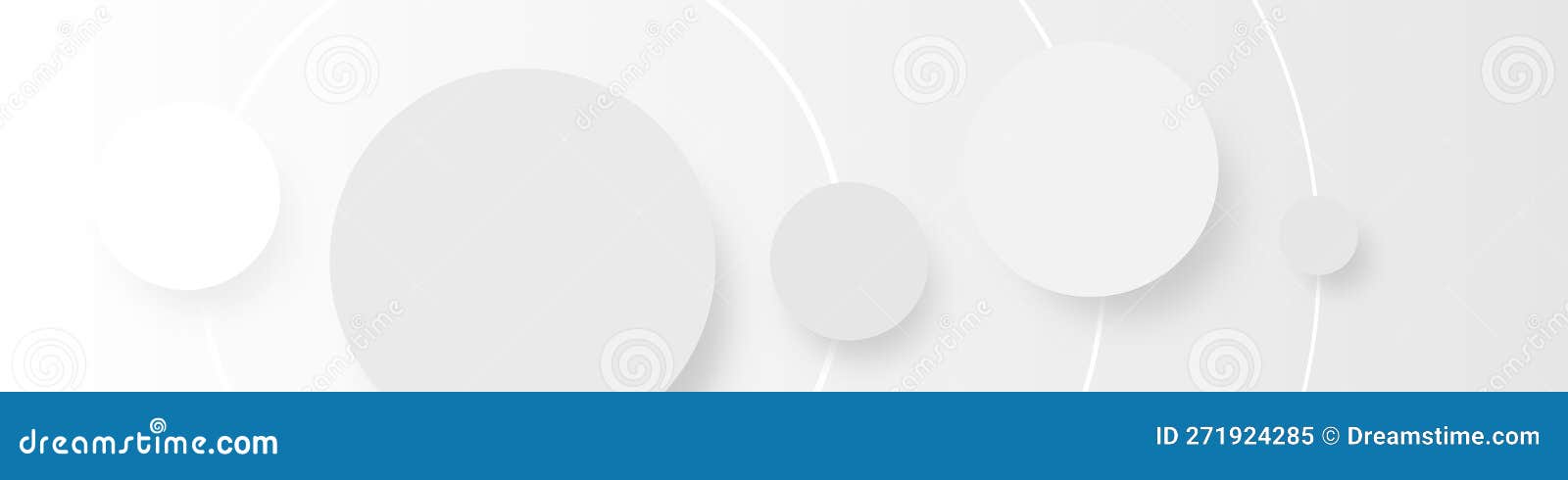 White Orbit Background Design for Linkedin Cover Image Stock ...