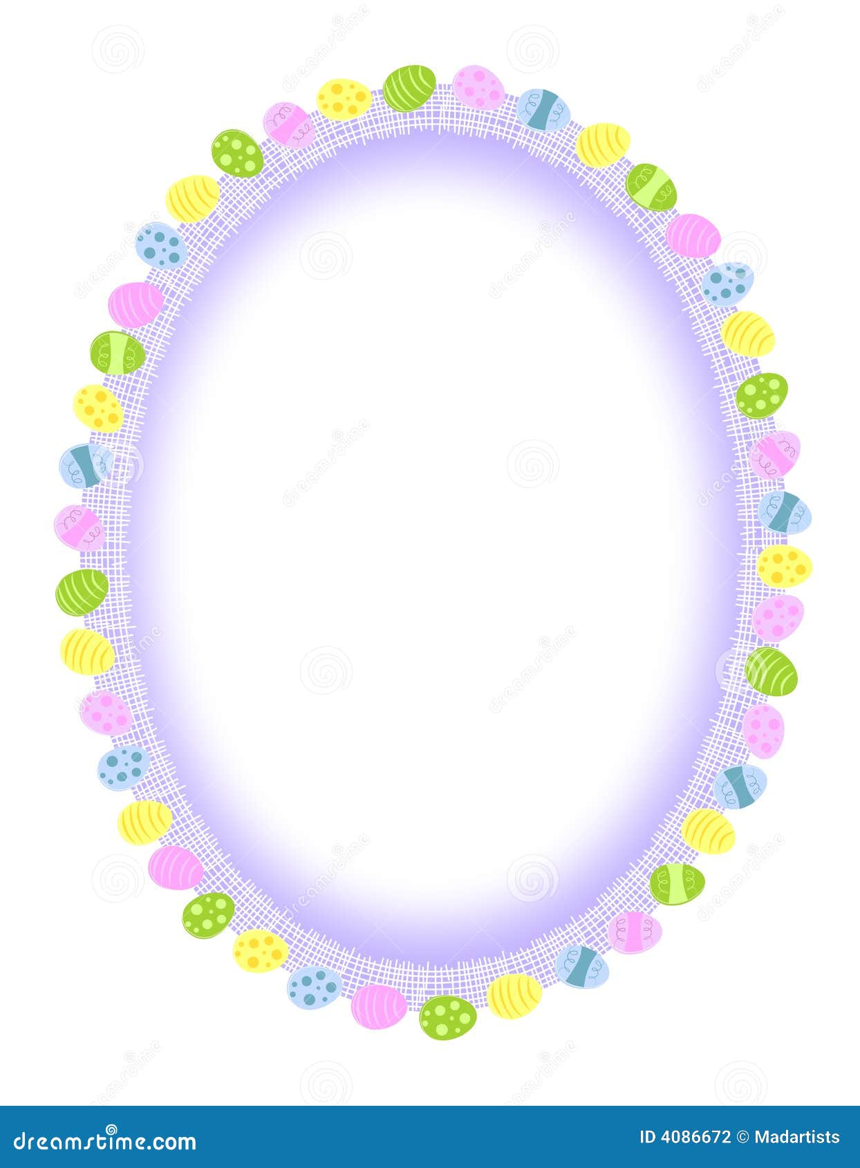 Oval Easter Labels Cartoon Vector | CartoonDealer.com #24059377