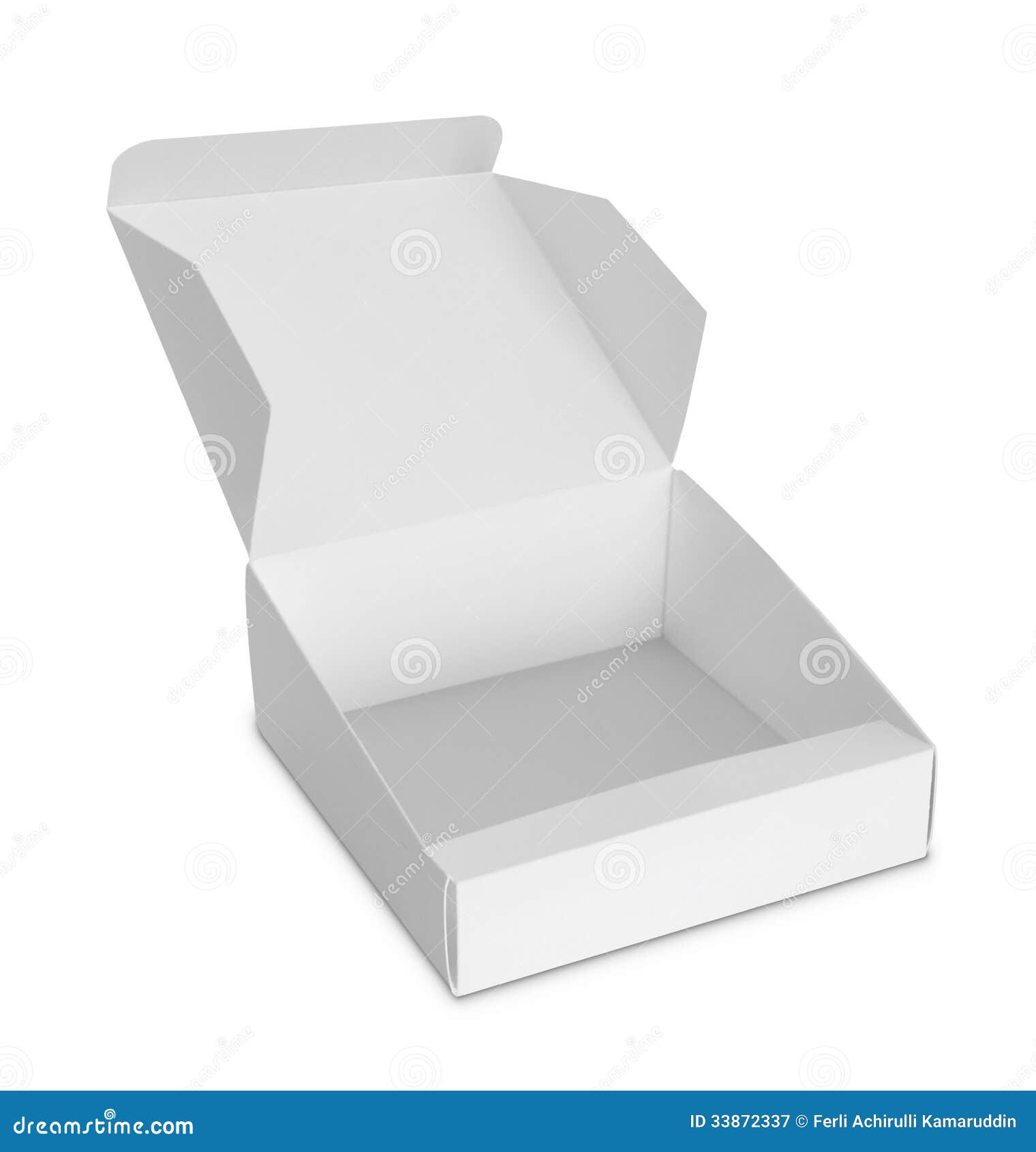 White Package Box for Products Stock Image - Image of container, carton ...