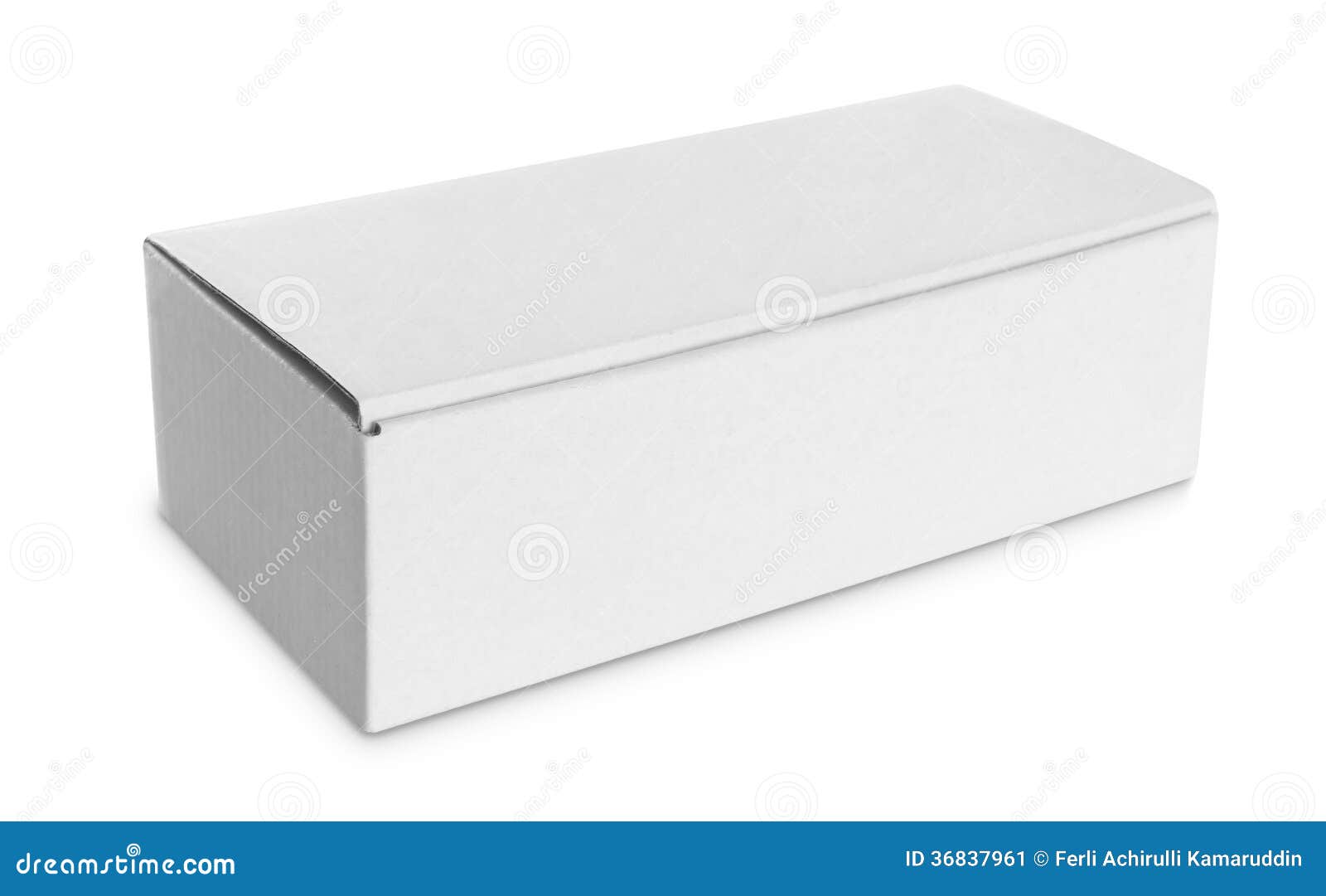 White Package Box for Products Stock Image - Image of gray, carton ...