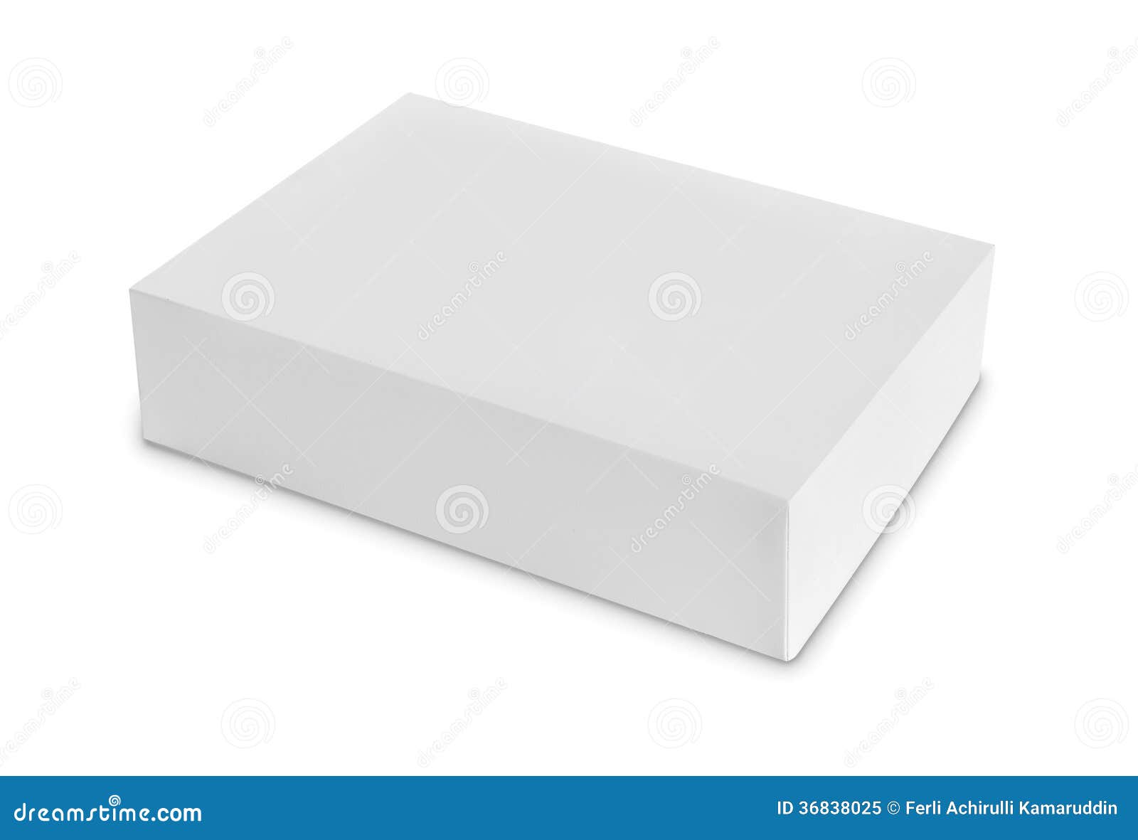 White Package Box for Products Stock Image - Image of advertising ...
