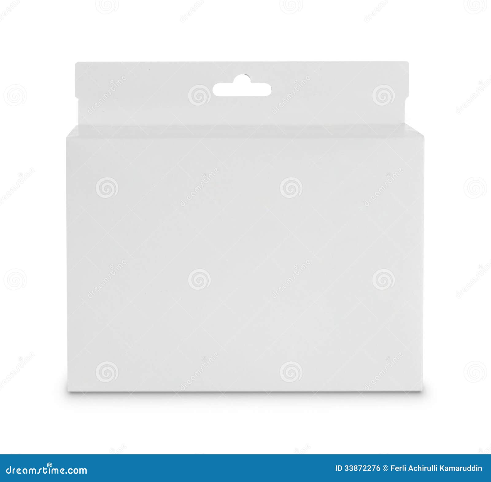 White Package Box for Products Stock Photo - Image of advertisement ...