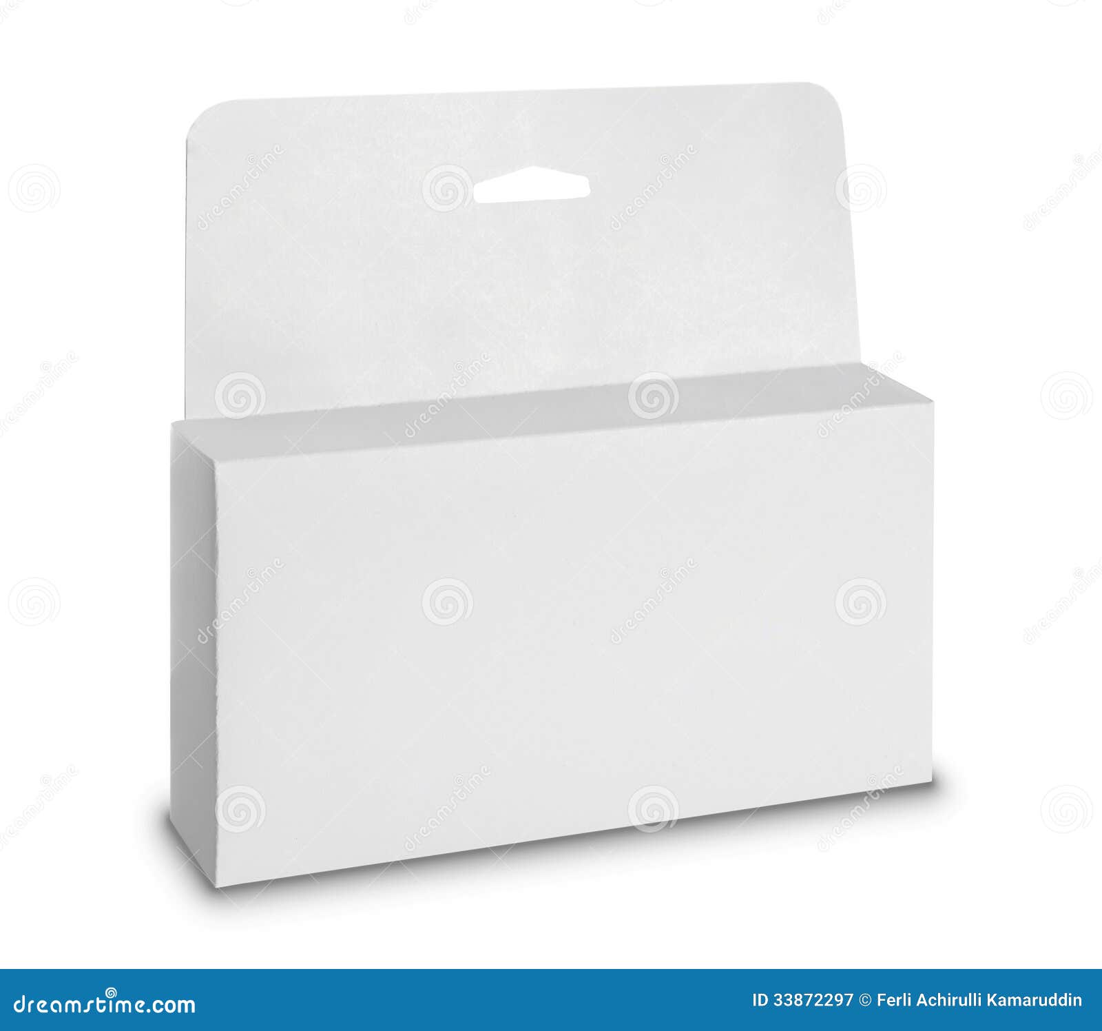 White Package Box For Products Stock Image - Image of cardboard, pack ...