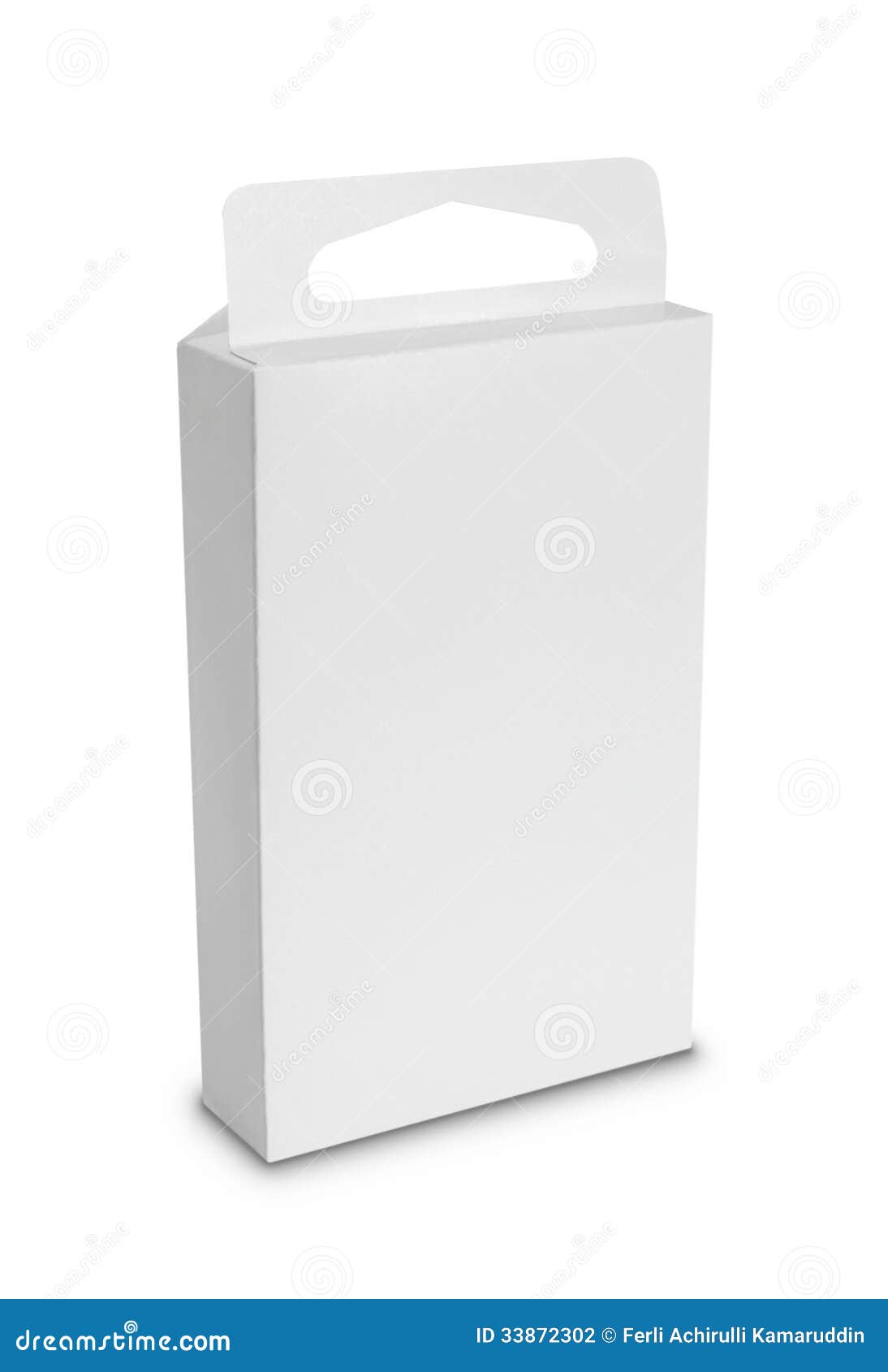 White Package Box for Products Stock Photo - Image of advertisement ...
