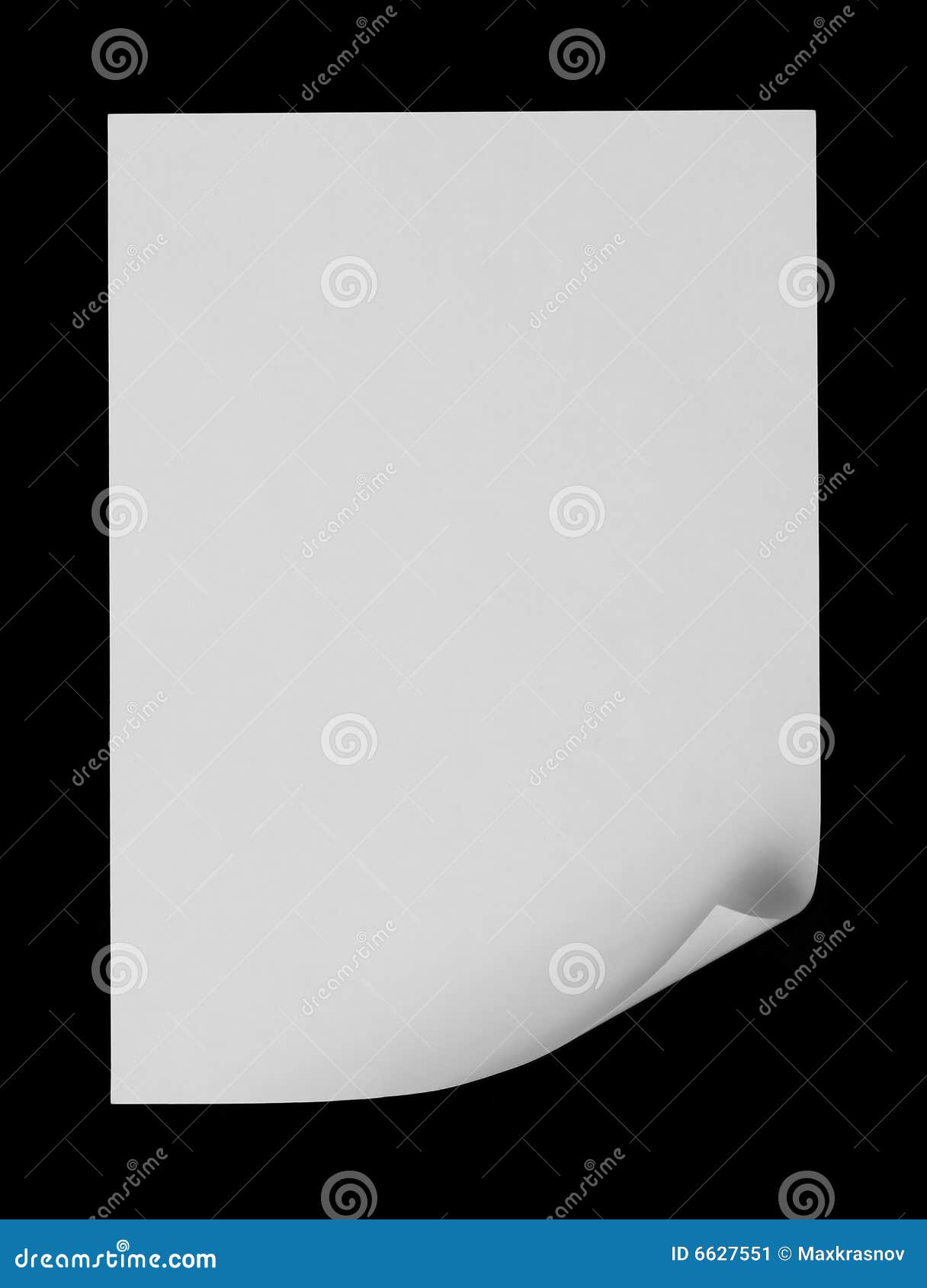 White Page stock image. Image of pattern, single, black - 6627551