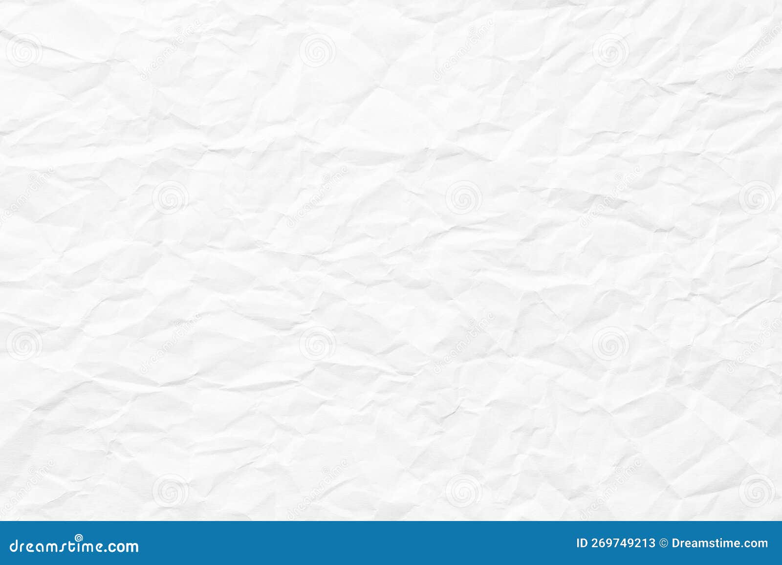 White Page with Copy Space As Background, Crumpled Note Paper Texture ...