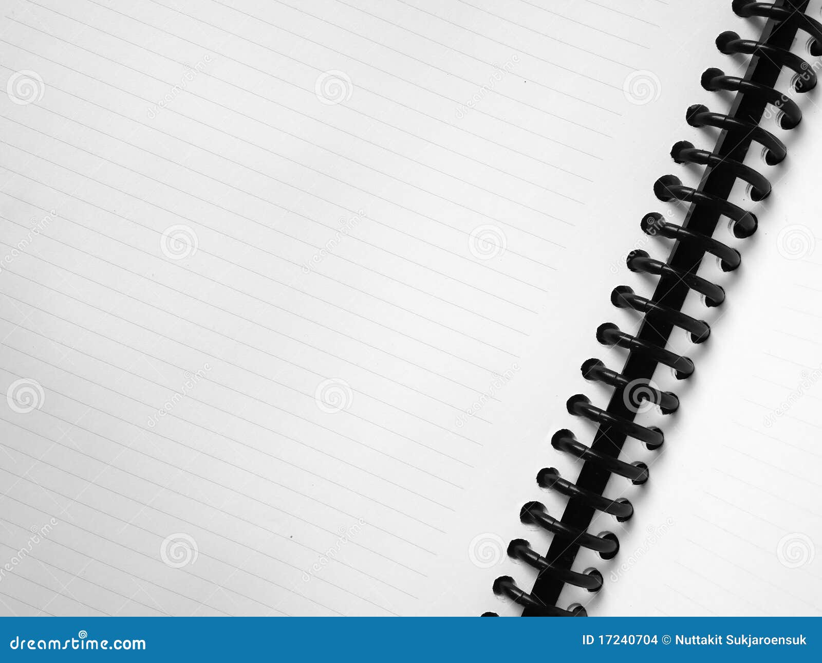 White page notebook stock photo. Image of blank, paper - 17240704