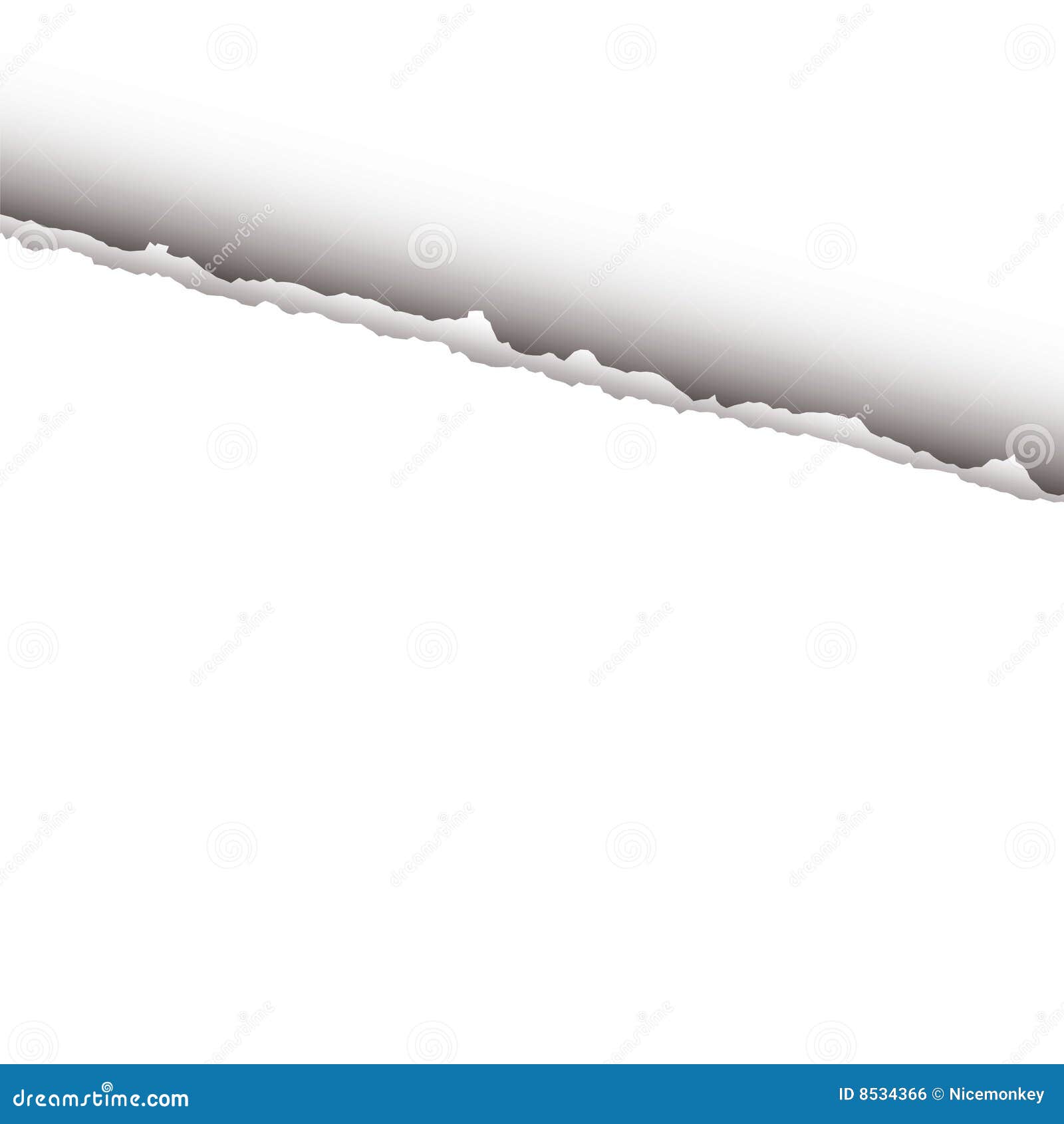 White page rip stock vector. Illustration of concept, abstract - 8534366