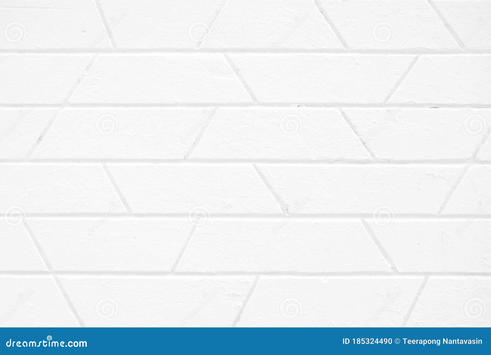 White Paint on Brick Wall Texture Background. Stock Photo - Image of ...