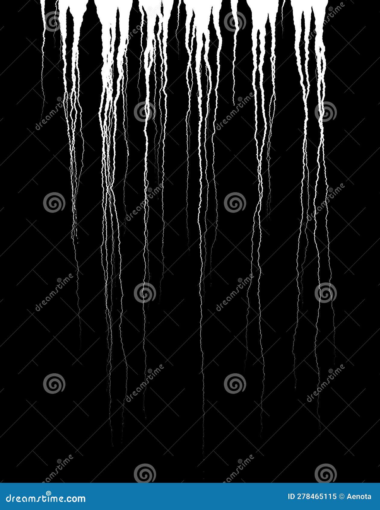 White Paint Dripping Streaks Vector Grunge Illustration Stock Vector ...